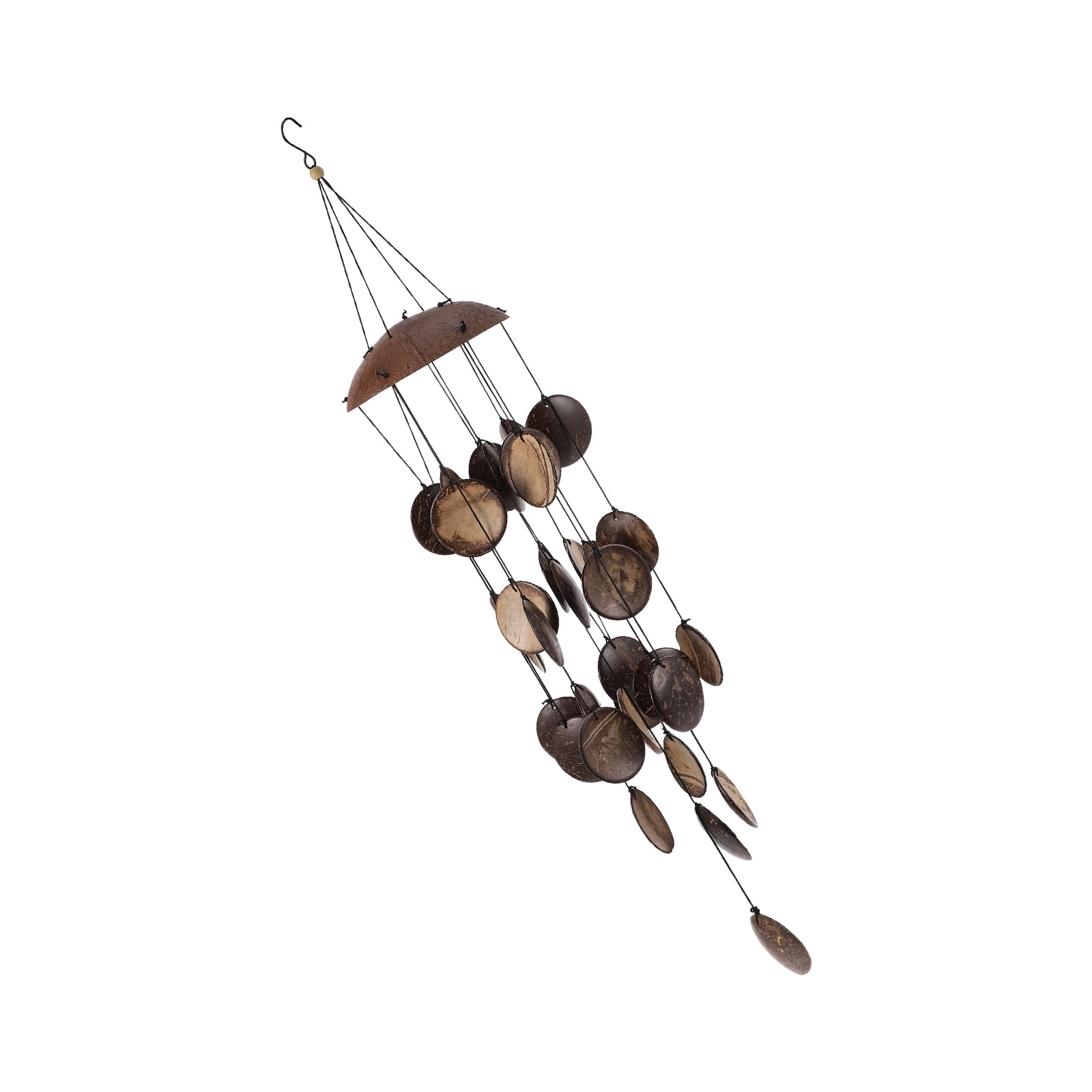 Raindrops Wind Chime Exquisite Pendant Mild Coconut Shell Materials ...