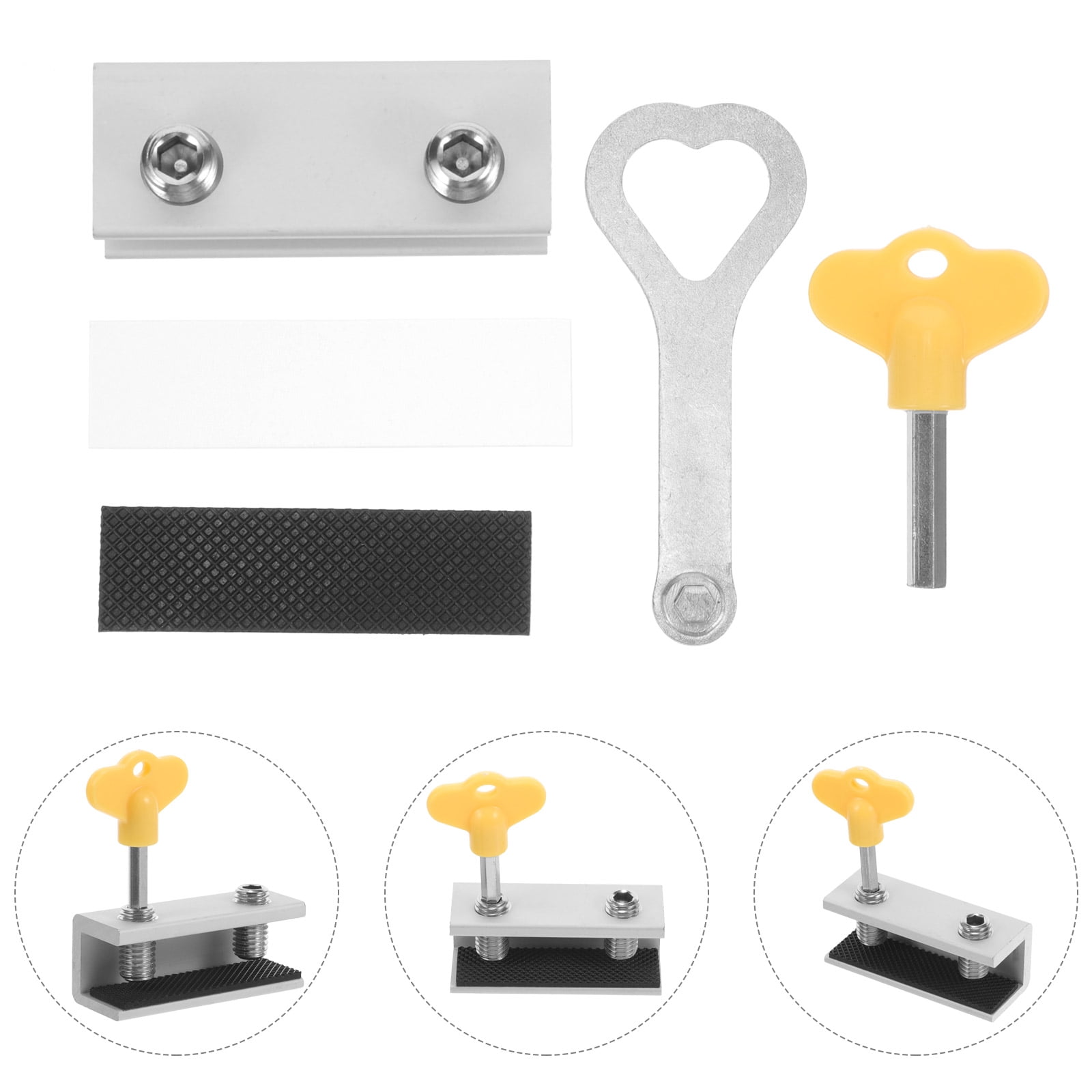 Raindrops Window Bars Security inside Sliding Door Lock Key Latch Child ...