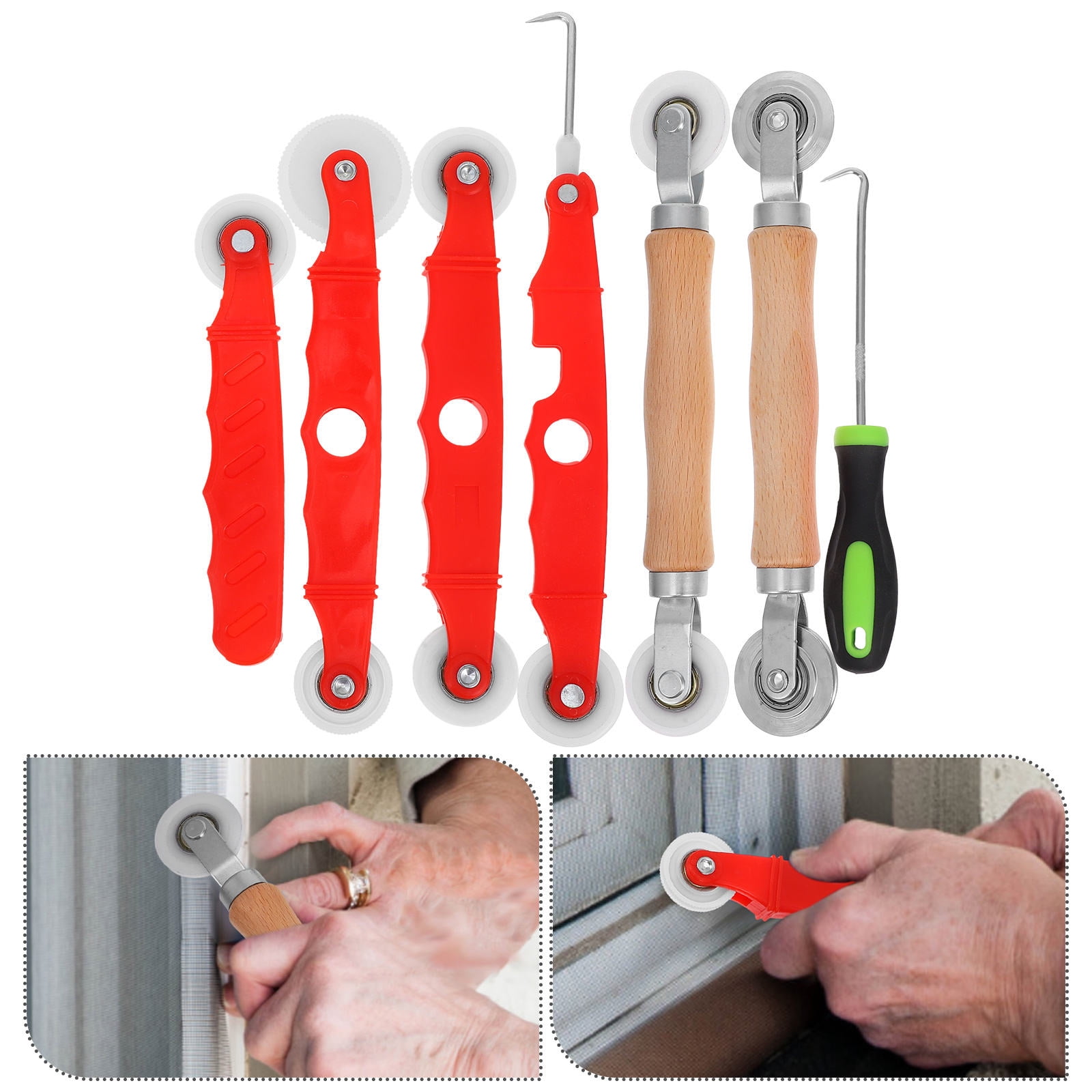 Raindrops Window Screen Tool Door for Fixing Screens Patch Repair Kit ...