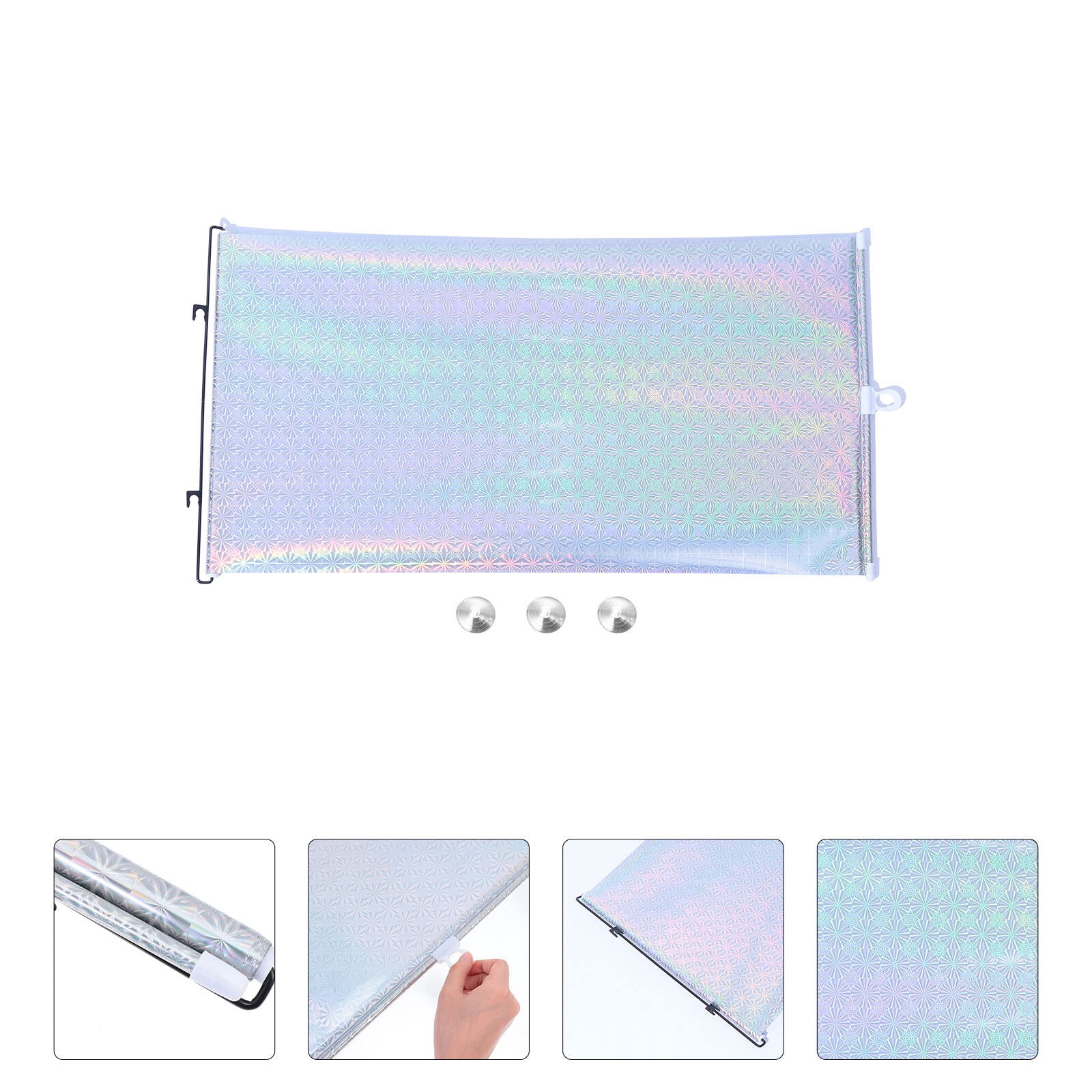 Raindrops Window Sun Shade Car Temperature Reduction Automobile Shield ...
