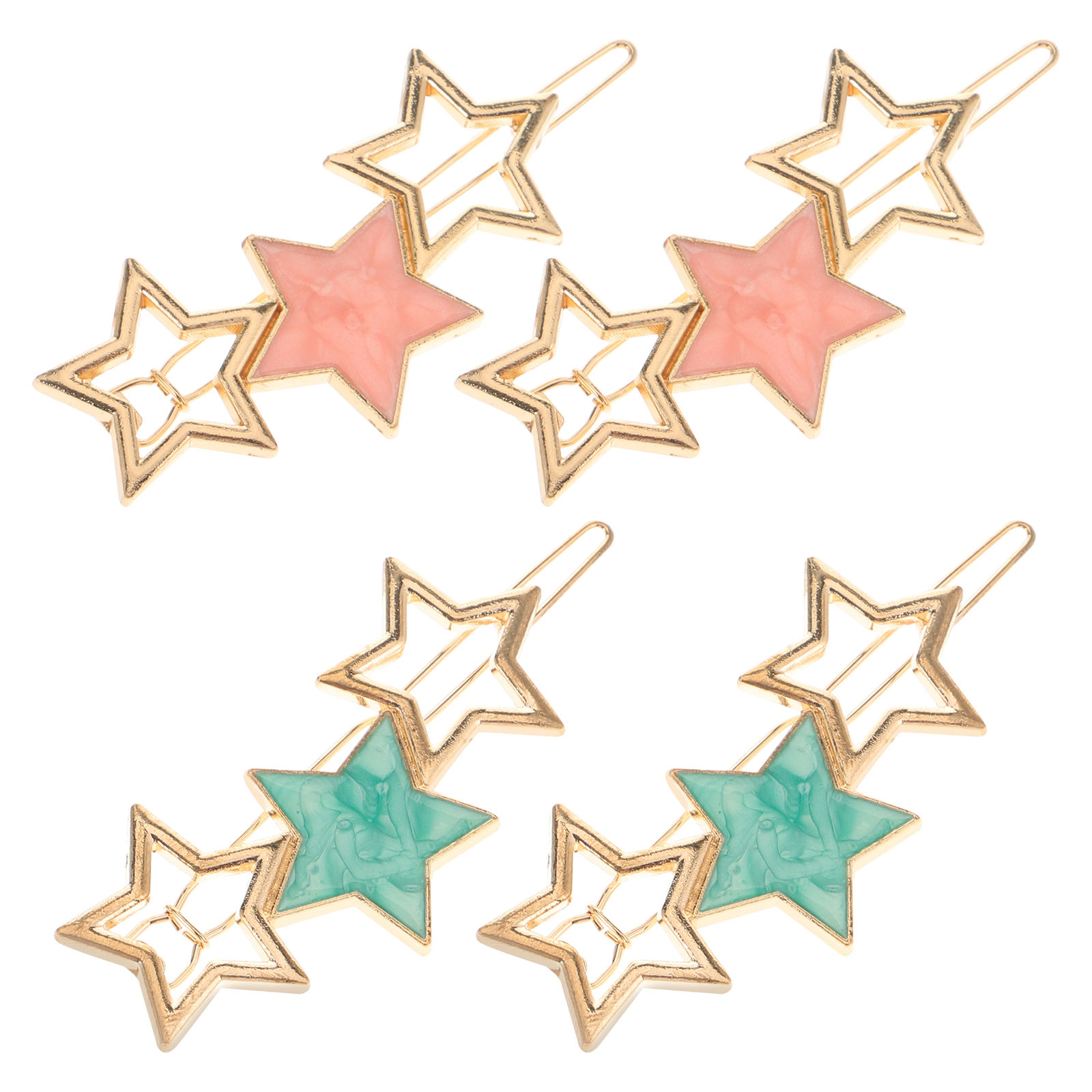 Raindrops Women's Beautiful Delicate StarShaped Bobby Pins for Various ...