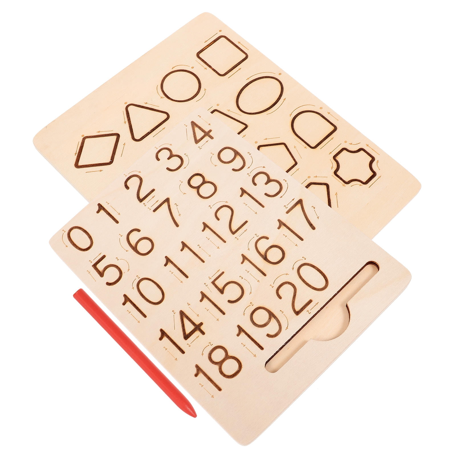 Raindrops Wooden Alphabet Tracing Board for Kids Fun Learning ...