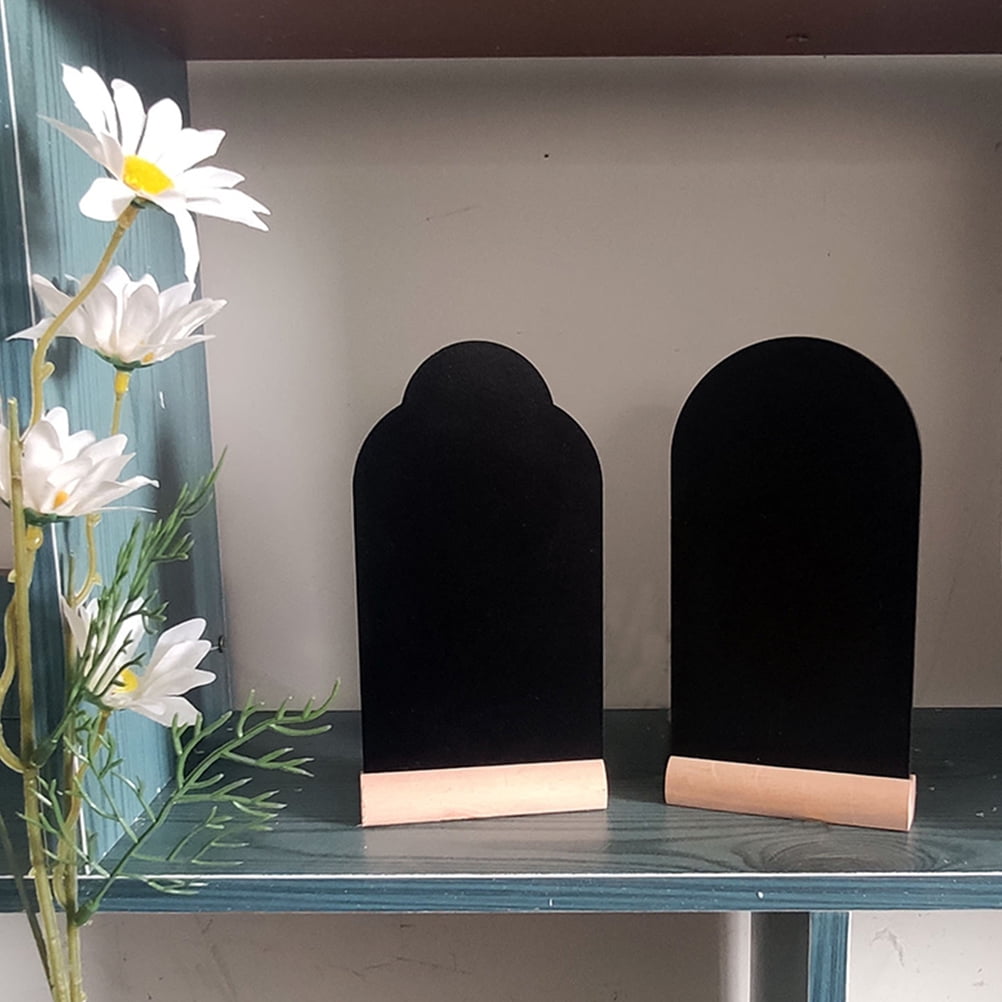 Nestingho Tabletop Chalkboard Sign Multi Color 4Pcs 5.7x3.1in - Walmart.com