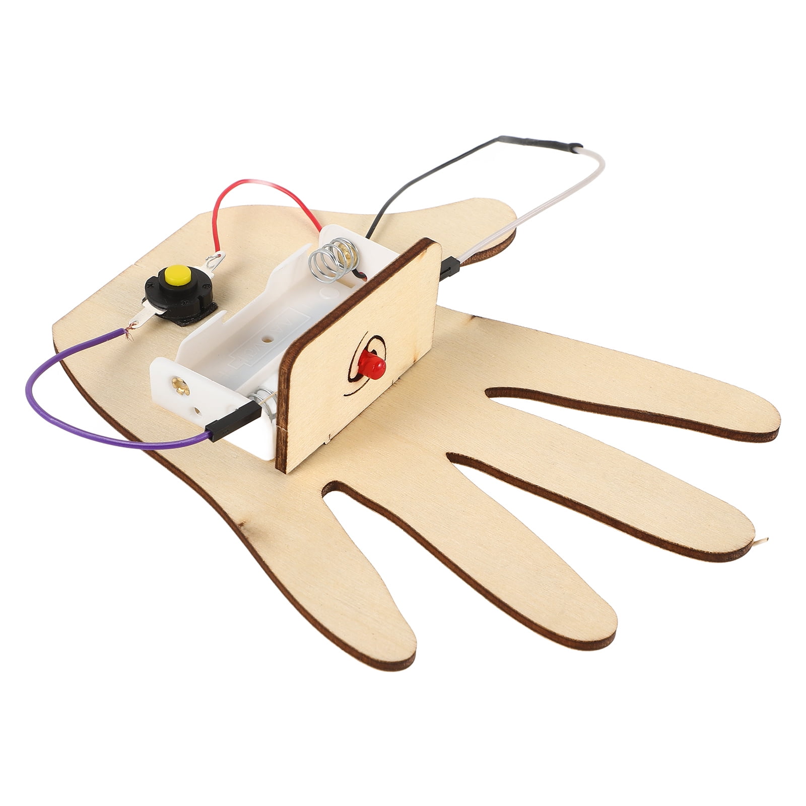 Raindrops Wooden DIY Science Game Button Toy for Kids Khaki Color Sparks Curiosity with Assembly ...