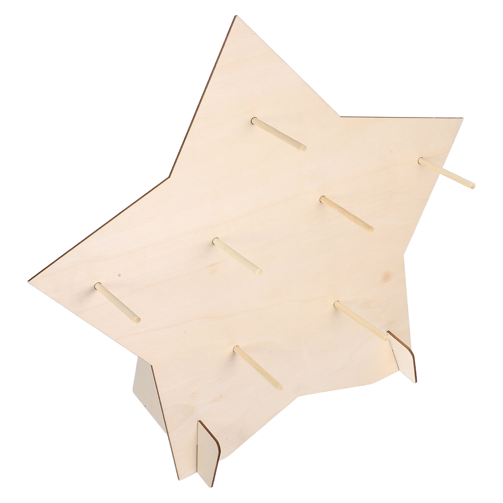 Raindrops Wooden Donut Holder Donut Display Stand Creative Dessert Rack ...