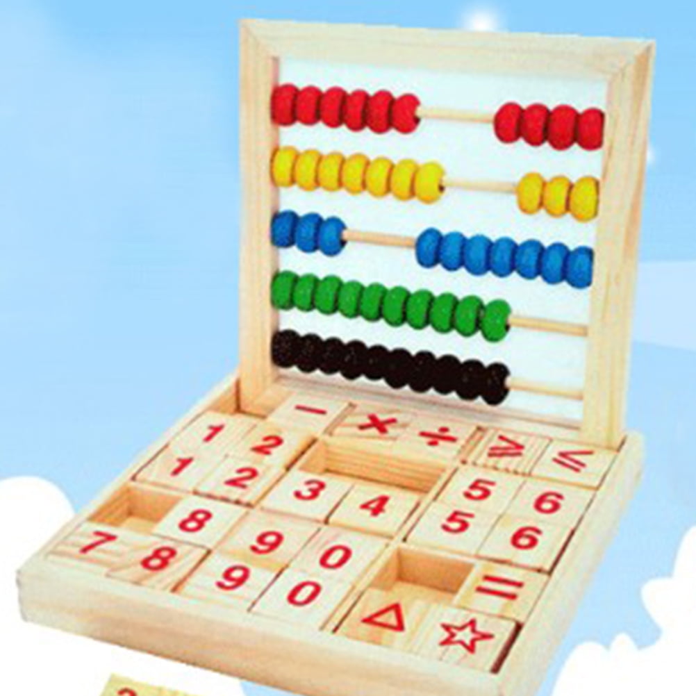 Raindrops Wooden Early Childhood Education Toys Number Learning Cognitive Building Blocks ...