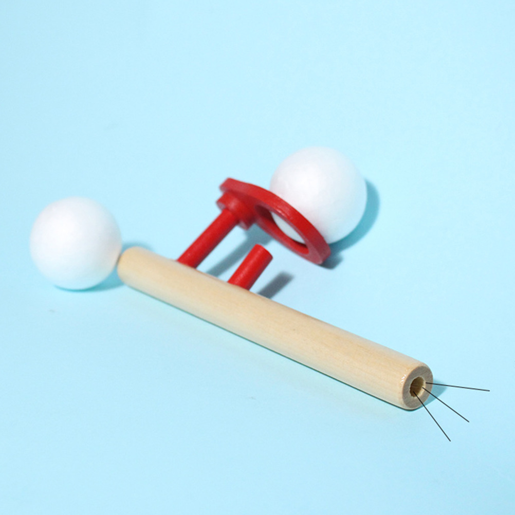 Raindrops Wooden Floating Blow Balls Toys for Kids Playing with ...