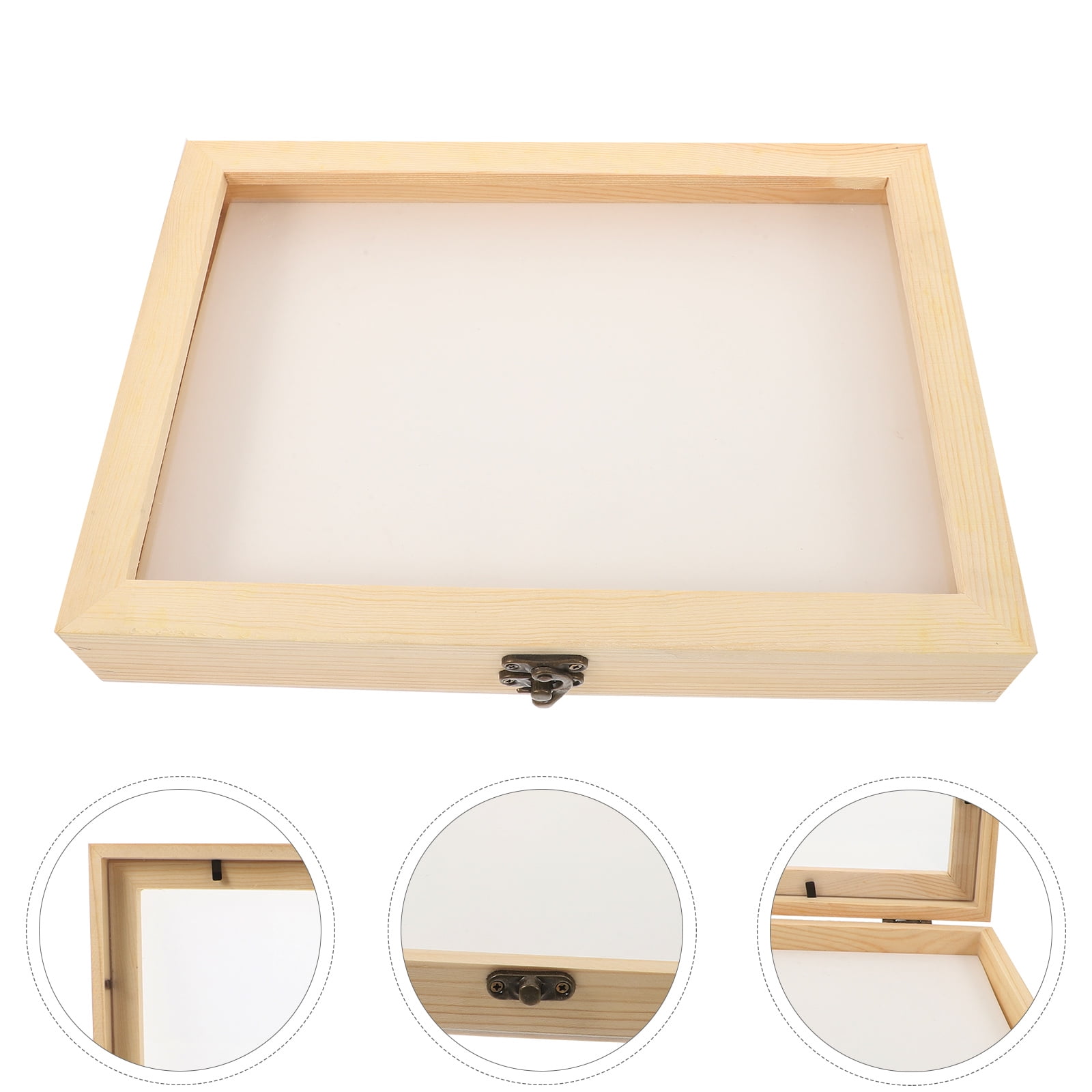 Raindrops Wooden Insect Display Case Insect Butterfly Shadow Box Wooden ...