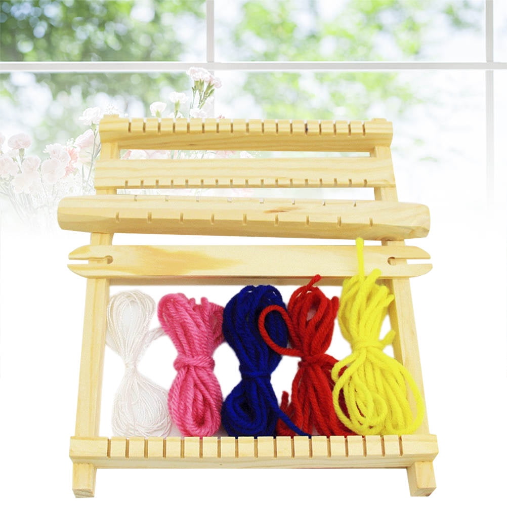 USHOBE DIY Handmade Handloom For Weaving Crafts 1 Set 8.65X6.48X0.98in ...