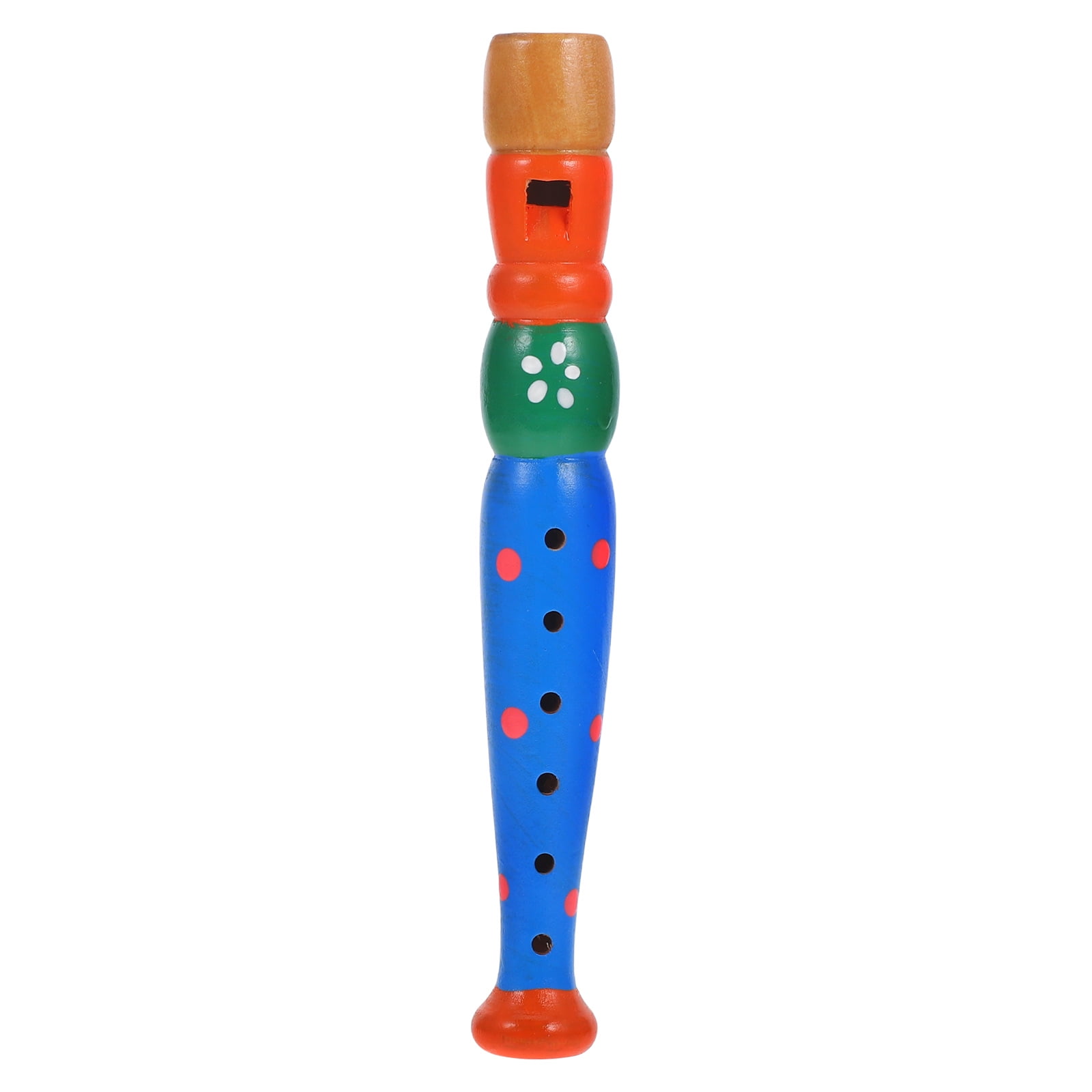 Raindrops Wooden Recorder for Kids with Bright Green Color and Accurate ...
