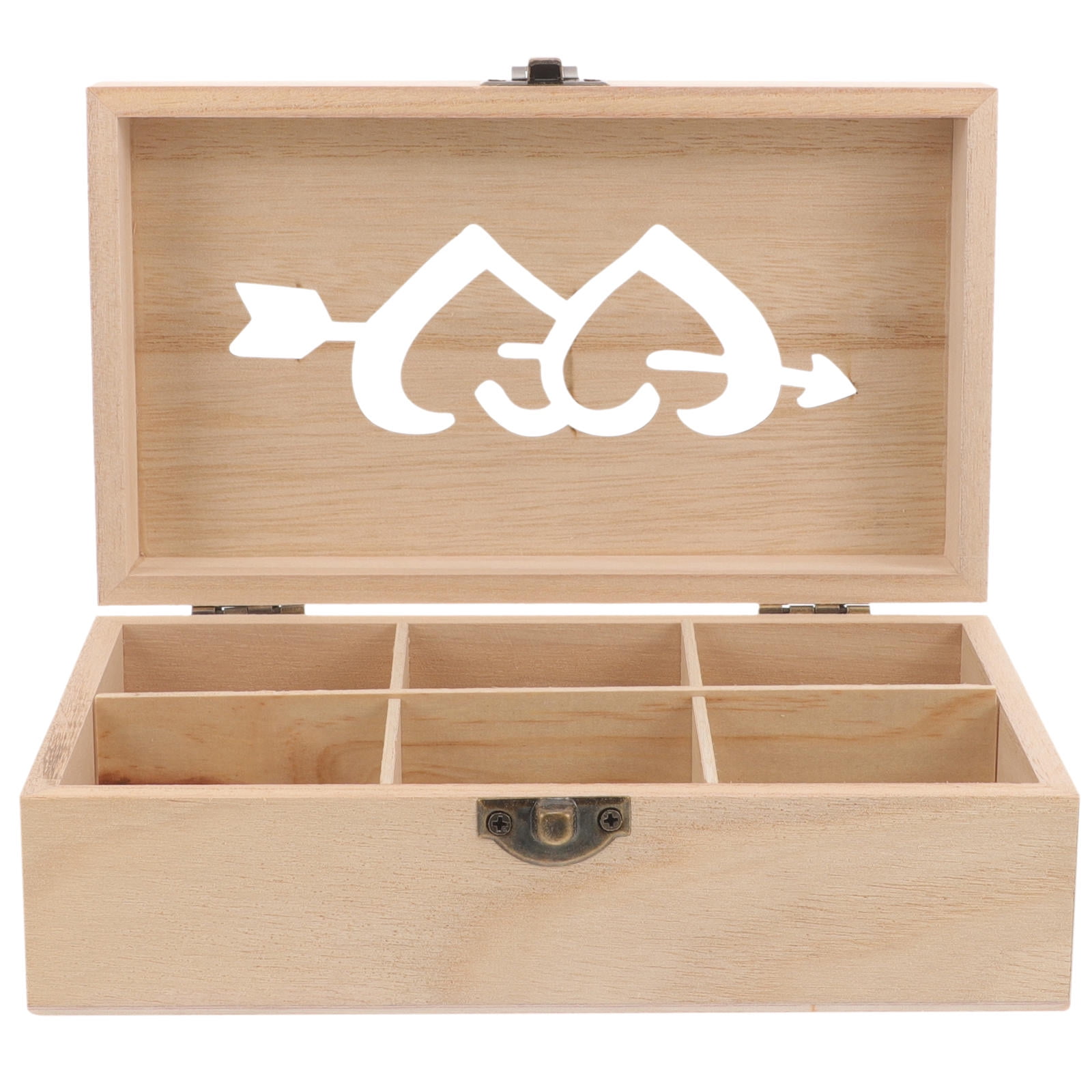 Raindrops Wooden Sewing Kit Box Wood Sewing Needle Storage Case Wooden ...