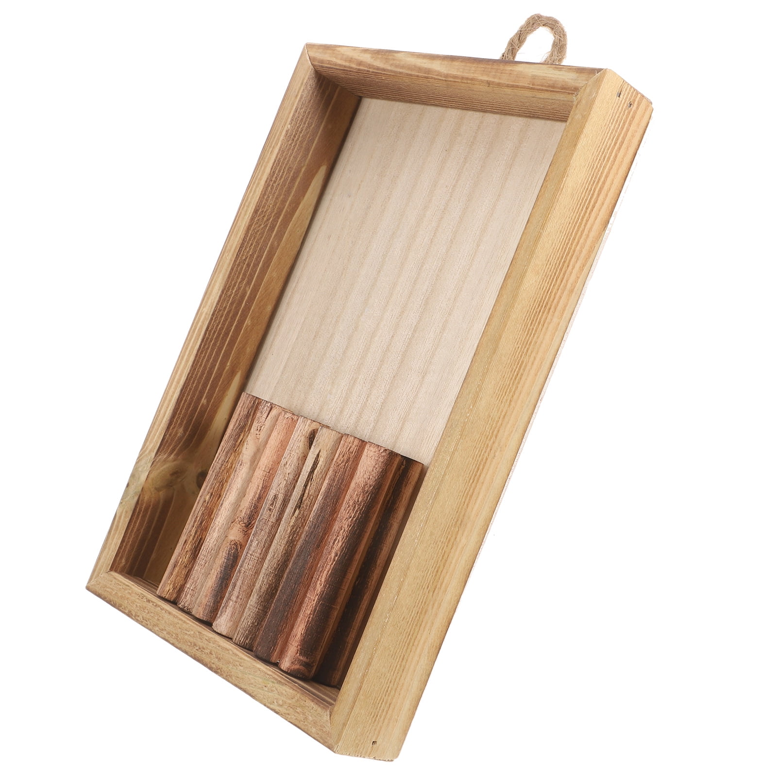 Raindrops Wine Cork Display Wall Hanging Frame Light Brown Wood 1Pcs ...