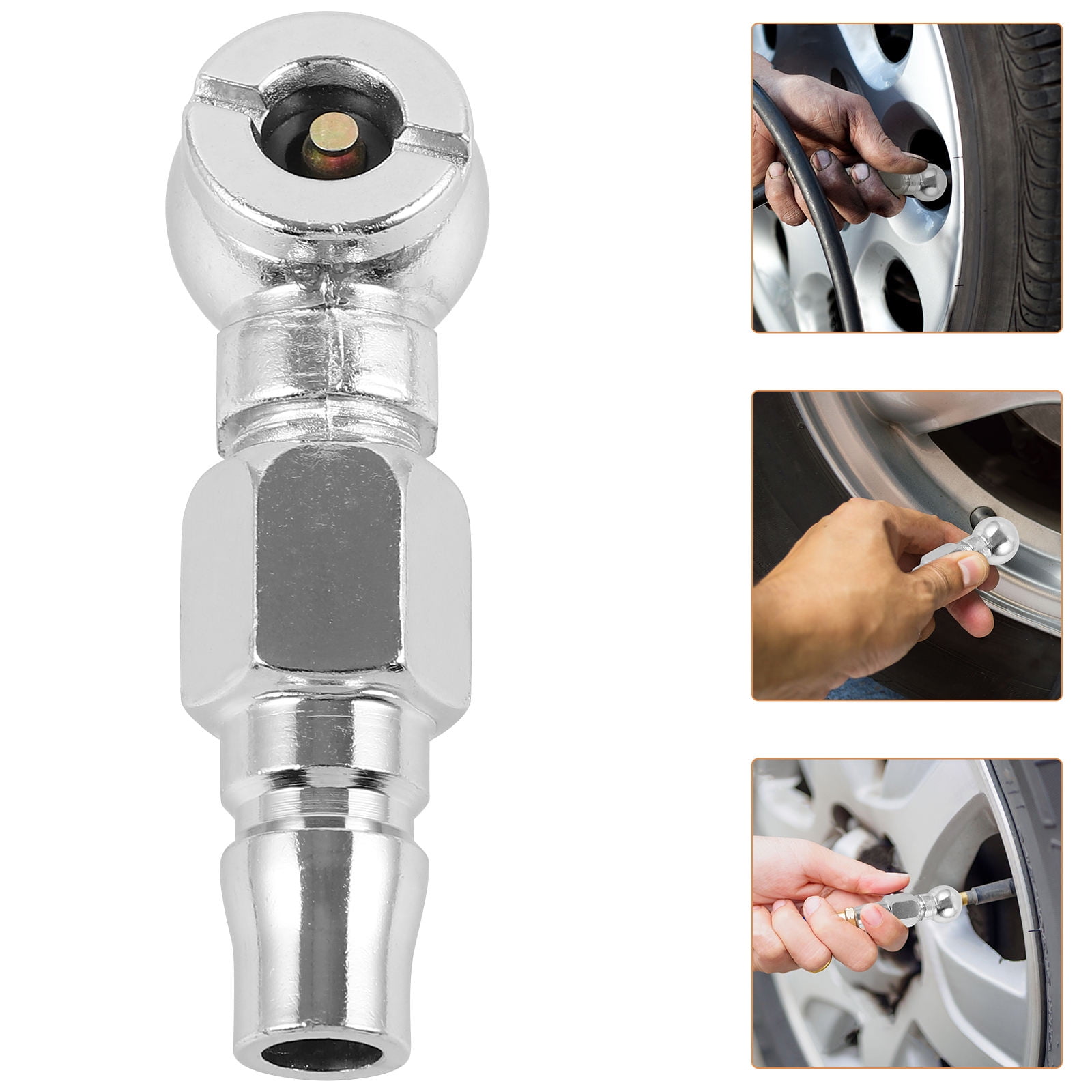 Raindrops Worgeous 1 Set Tire Air Chuck Adapter Inflator Nozzle for Air ...