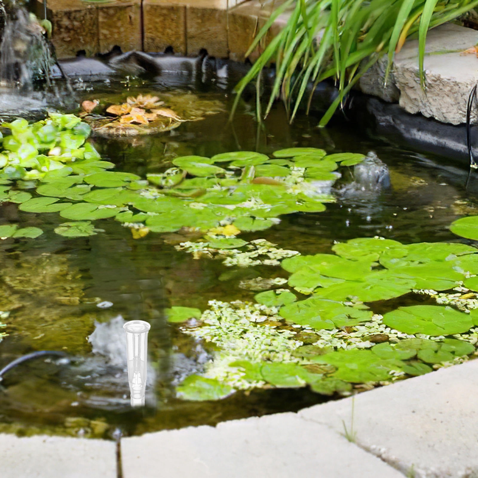 Raindrops Worgeous 2pcs Plastic Mushroom Fountain Sprinkler Pond Spray ...