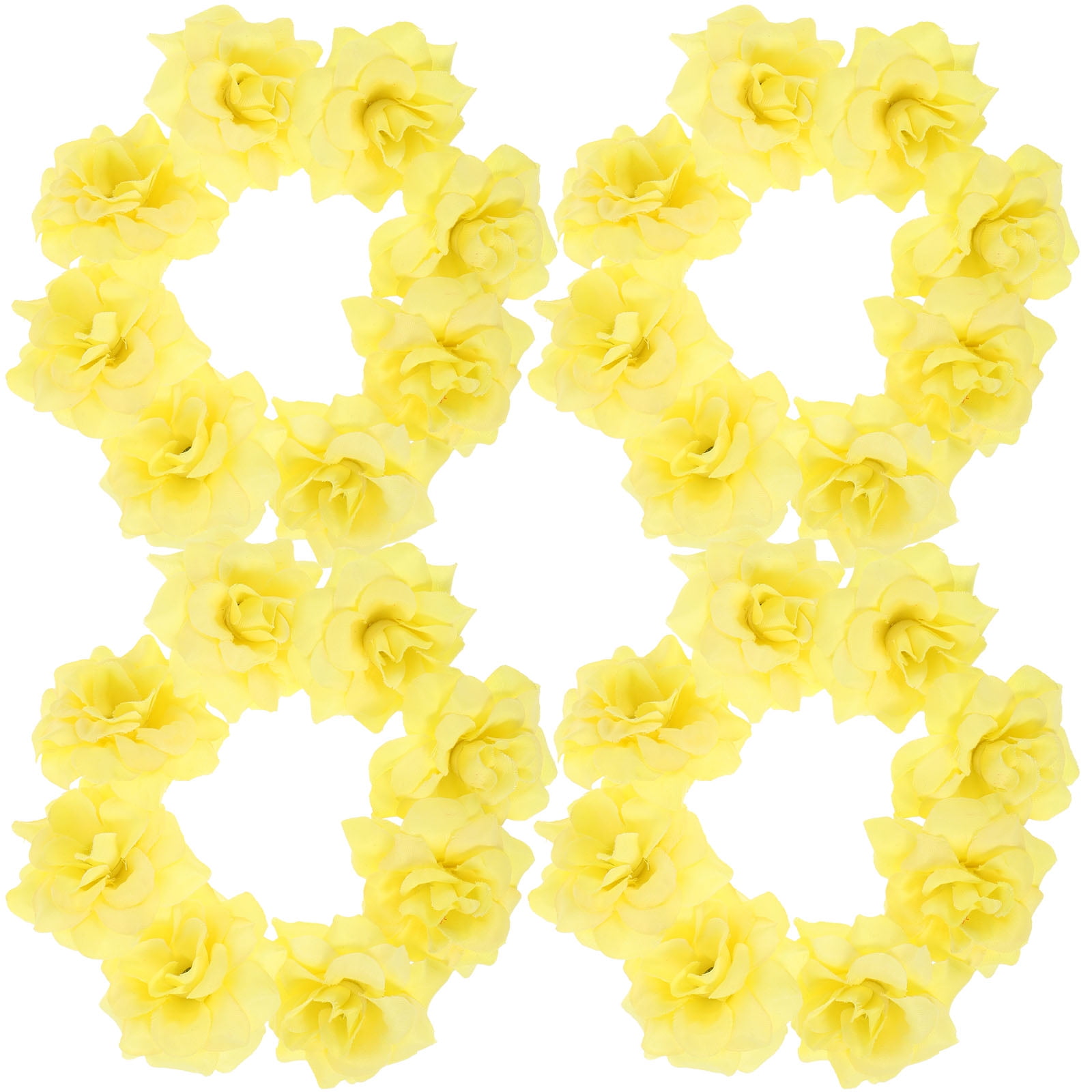Raindrops Yellow Artificial Rose Flower Heads for Wedding Decor ...