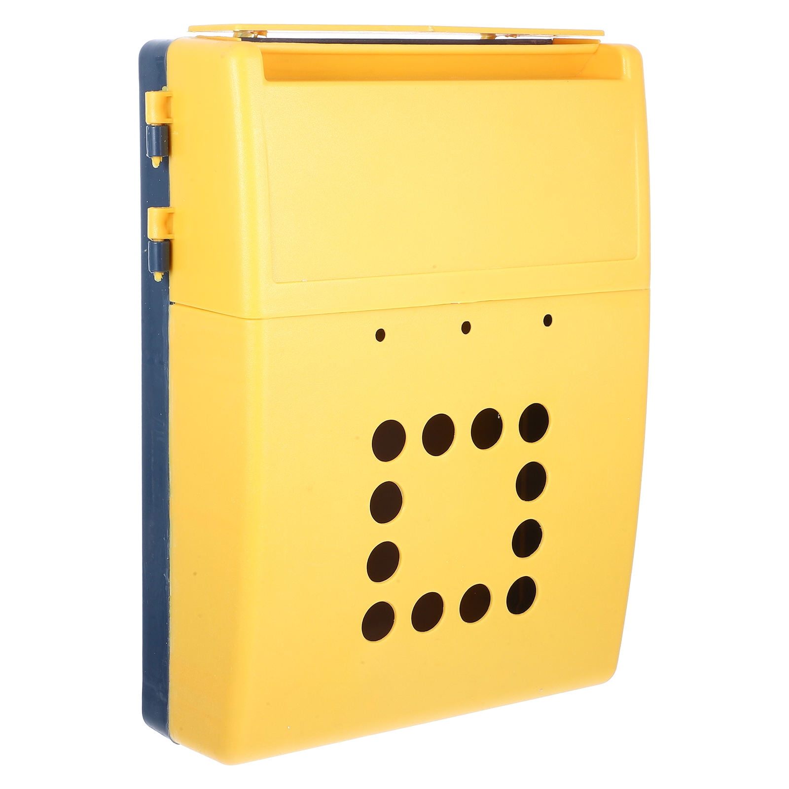 Raindrops Yellow Lockable Suggestion Box for Daily Use Plastic Wall ...