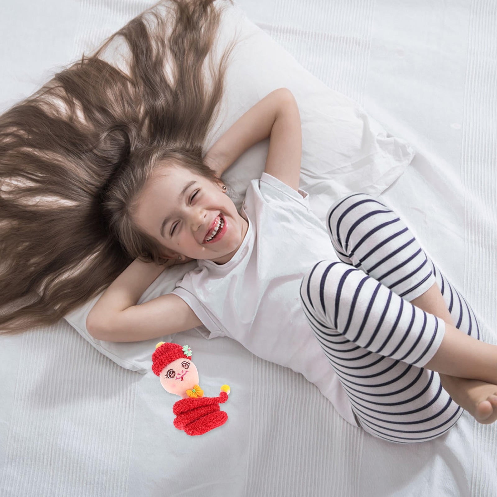 Raindrops Zodiac Snake Plush Doll Snake Hugging Doll Lunar Year Snake ...