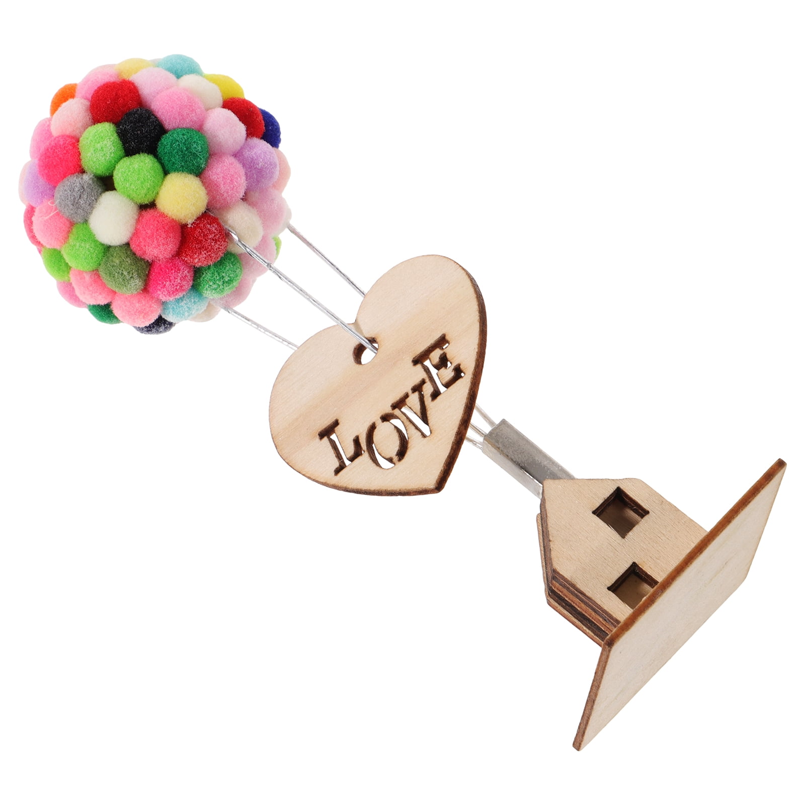 Raindrops up Flying House Ornament Car Ornaments Miss Travel - Walmart.com