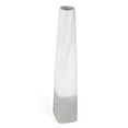 Gild Design House Raine Small Ceramic Floor Vase in White/Gray ...