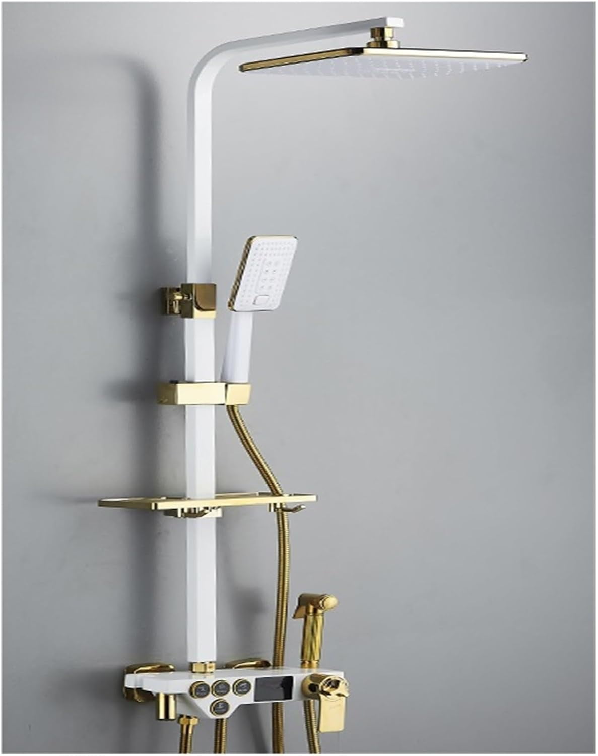 Rainfall Shower System Digital Shower Set Bathroom Hot Cold ...