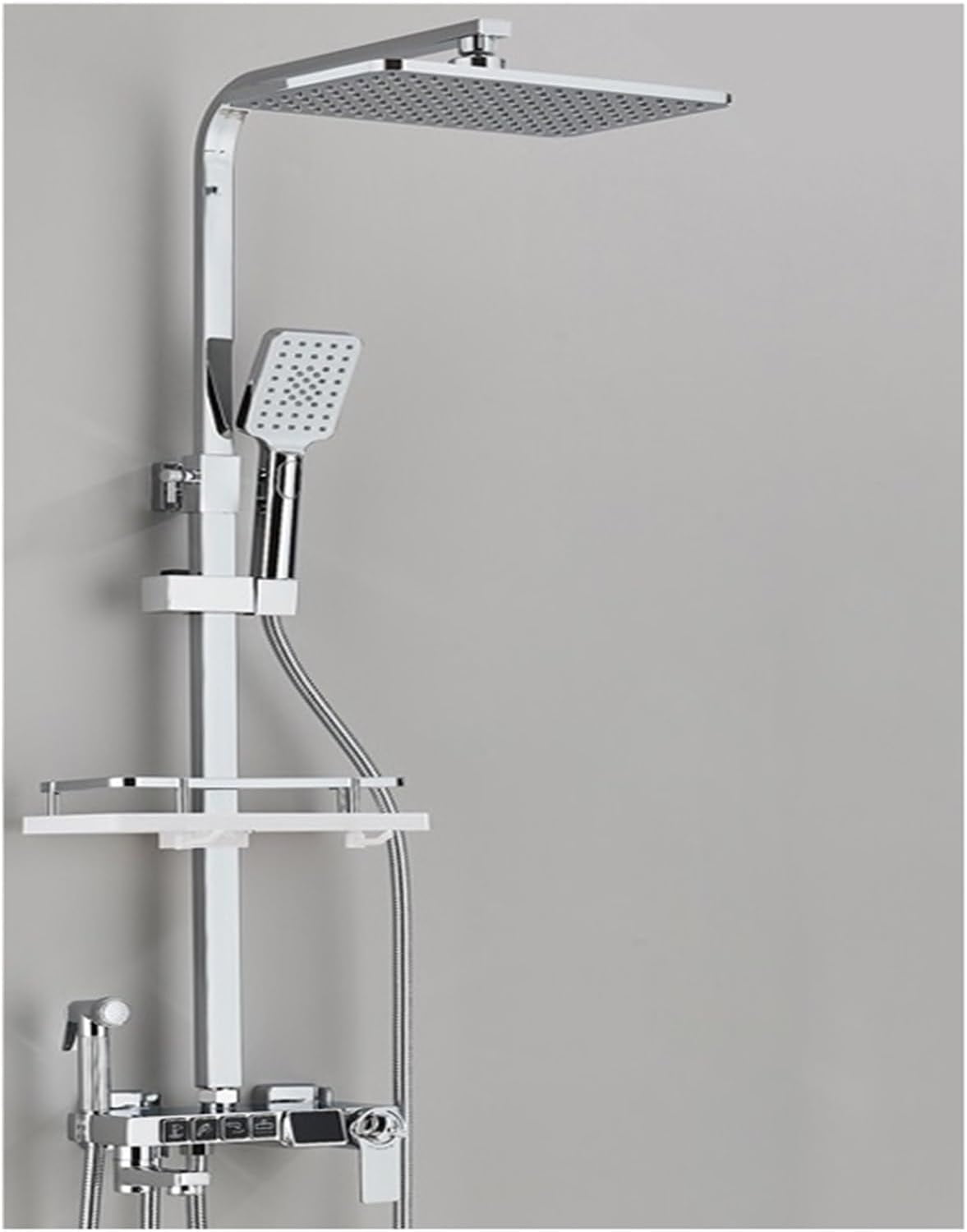 Rainfall Shower System LED Digital Display Rainfall Shower Set ...