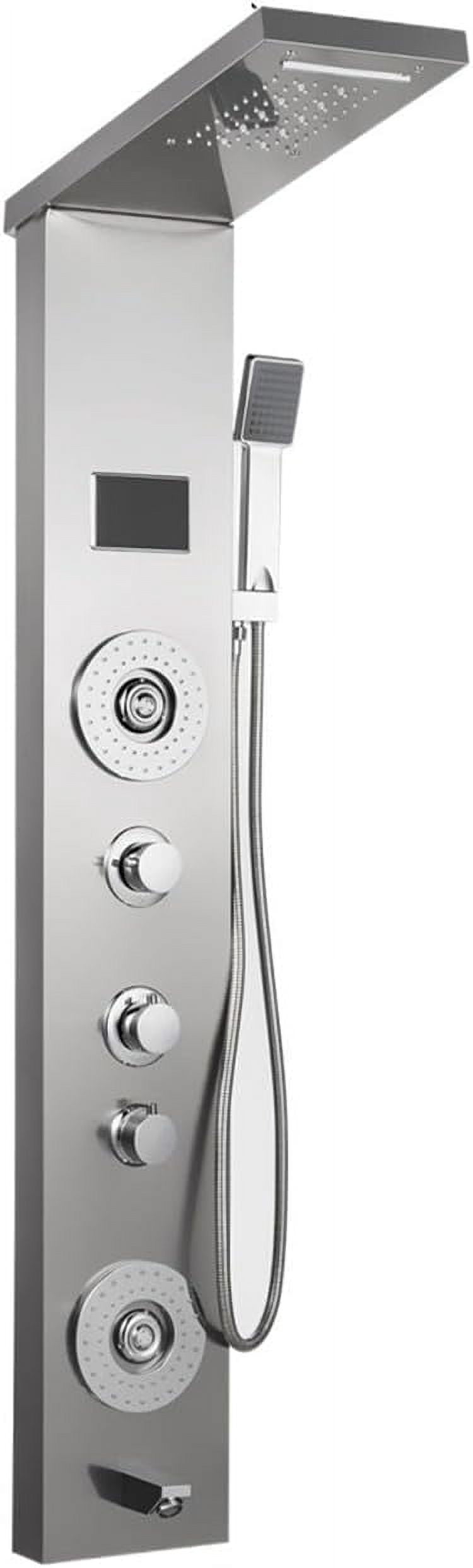 Rainfall Shower System LED Light Shower Panel System ,Waterfall Rain ...
