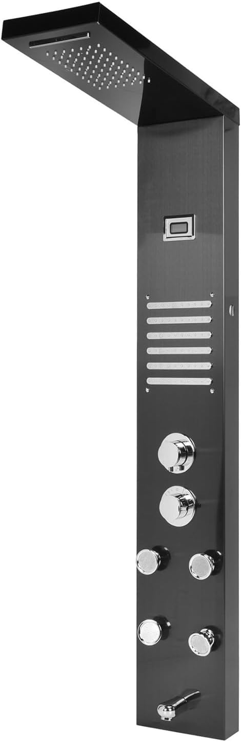 Rainfall Shower System LED Shower Panel Tower System ,Shower Panel Set ...