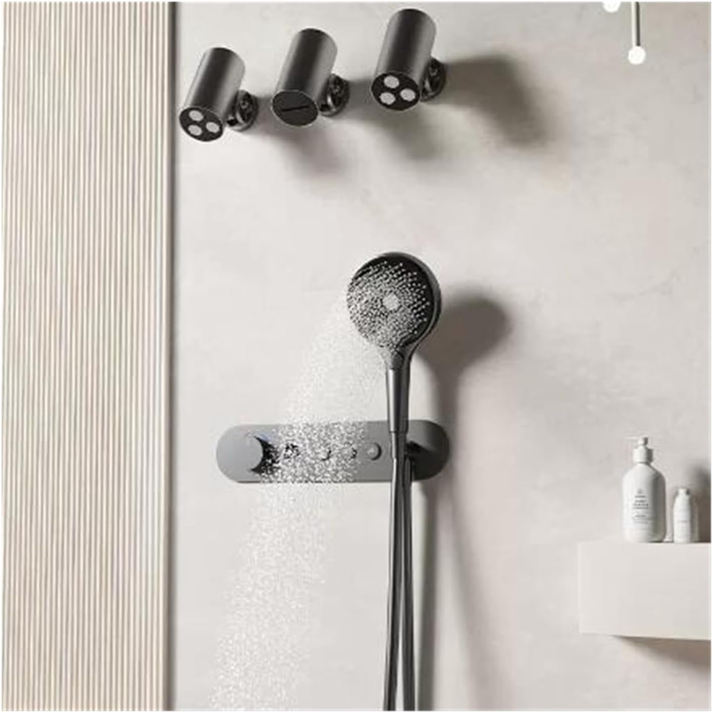 Rainfall Shower System Thermostatic Digital Display Shower Set, Big ...