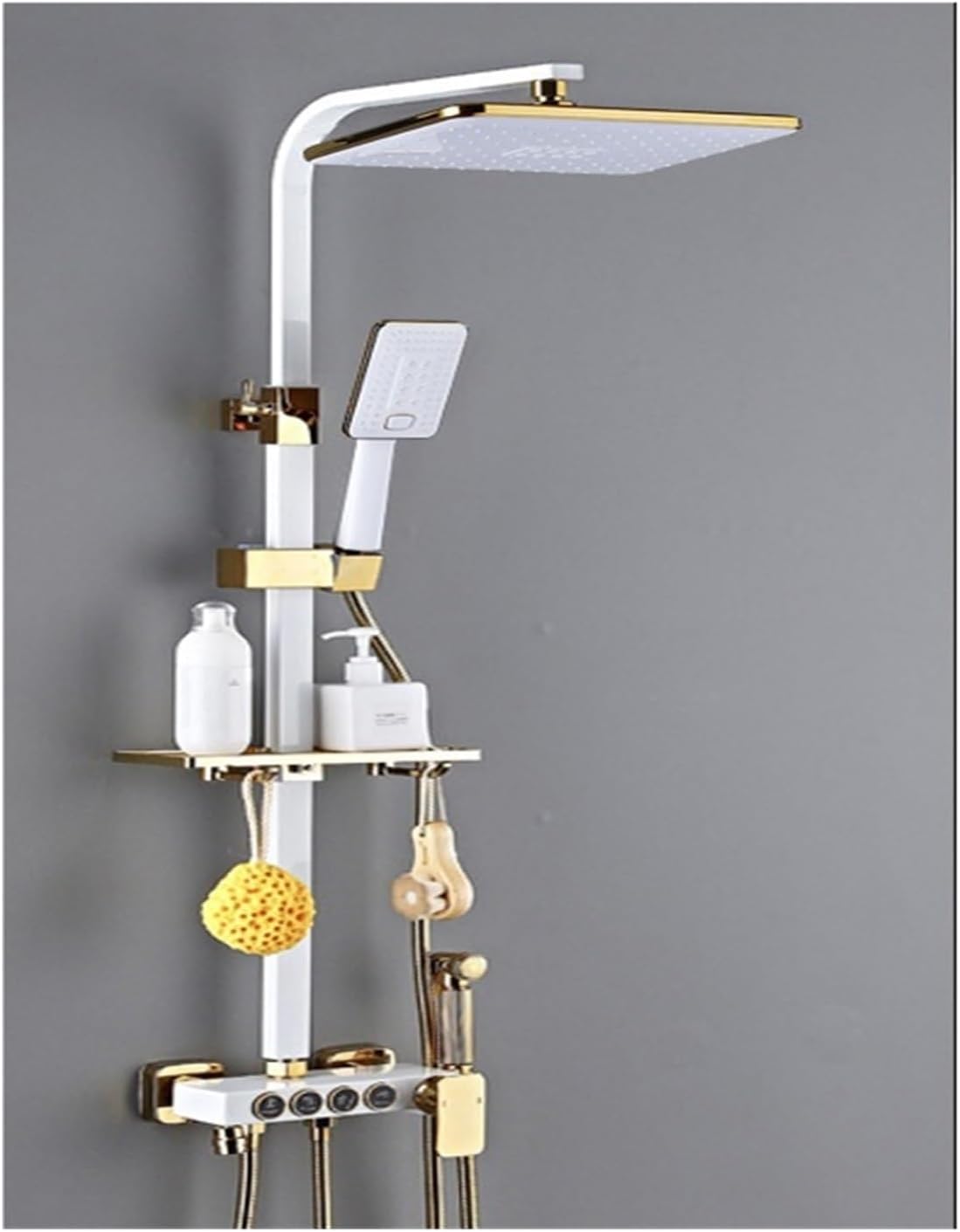 Rainfall Shower System Thermostatic Shower System Bathroom LED Smart ...