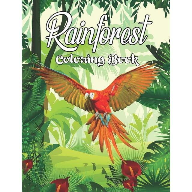 Rainforest Coloring Book - Walmart.com