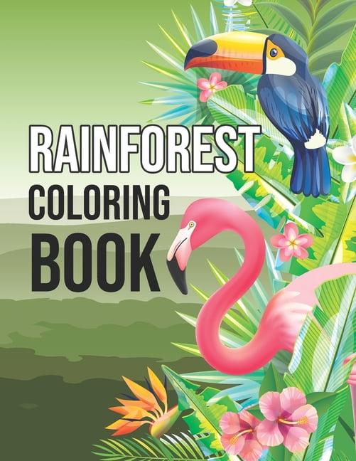 Rainforest Coloring Book - Walmart.com