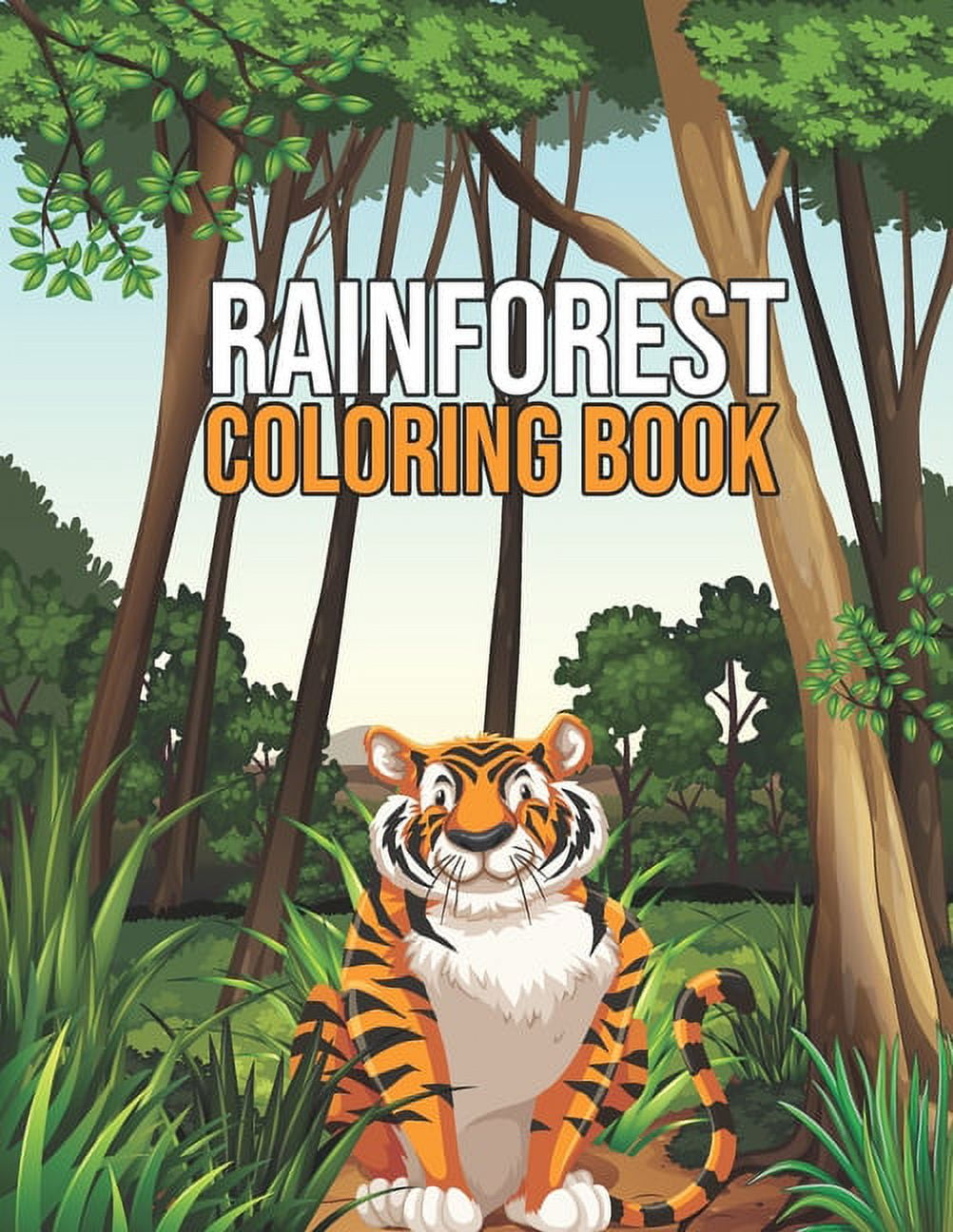 Rainforest Plants Coloring Pages