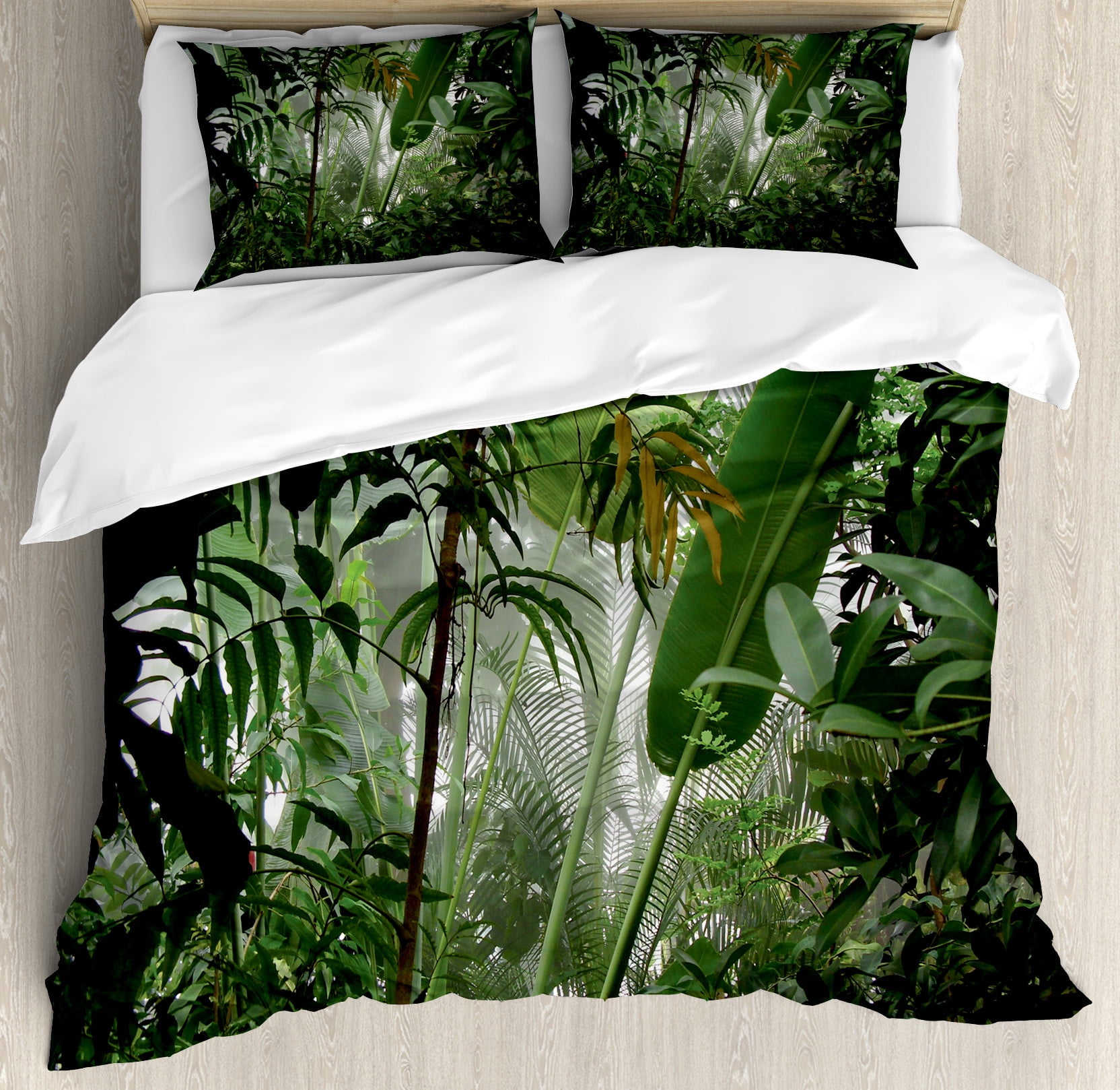 Rainforest Duvet Cover Set, Tropical Rainforest Preservation Humidity ...