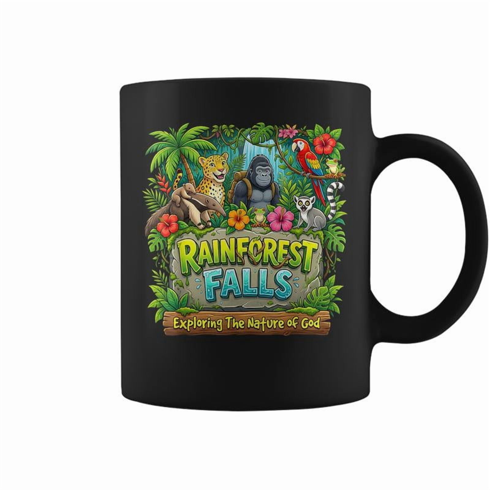 Rainforest Falls Nature Of God Christian Kids Vbs Jungle Coffee Mugs ...