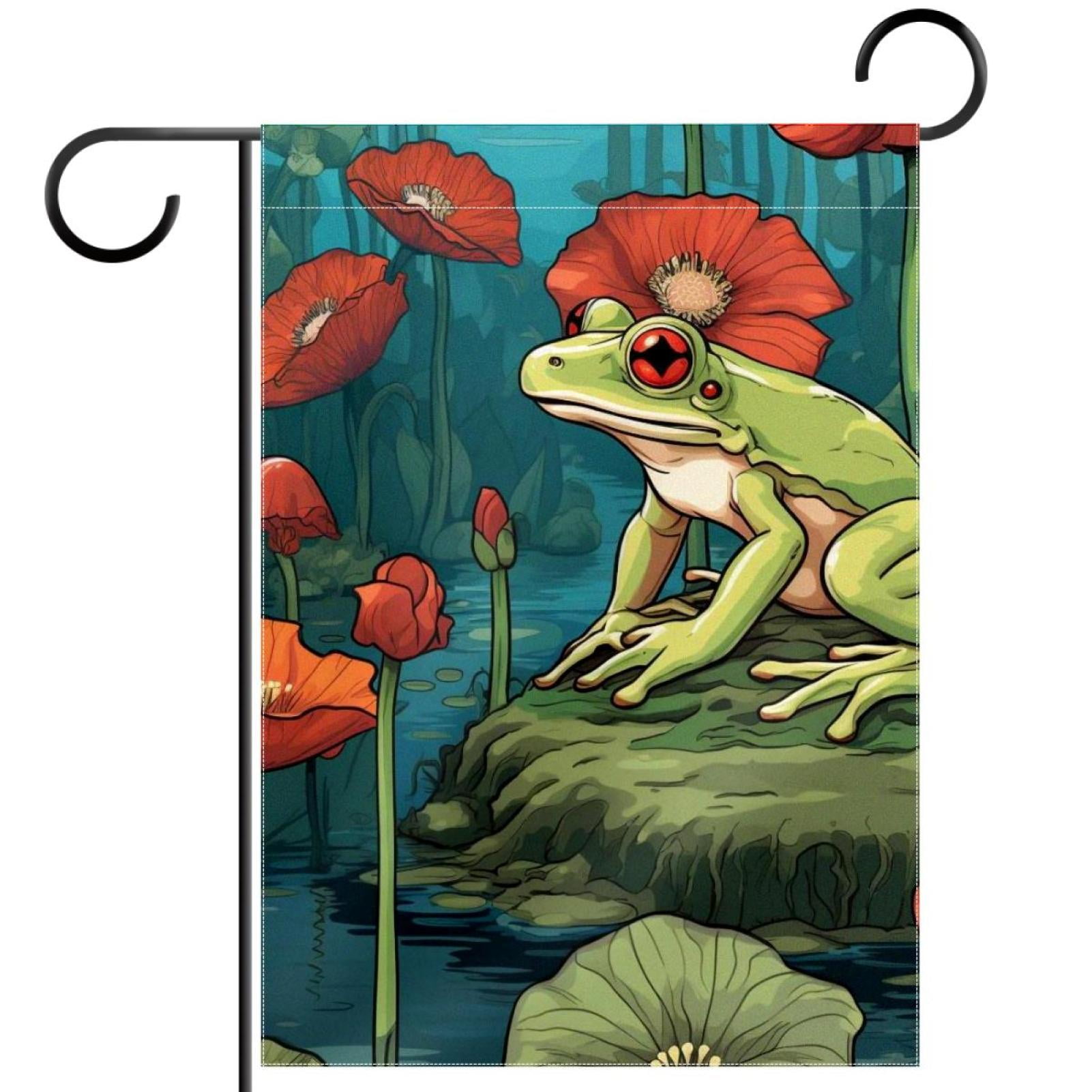 Rainforest Frog S Garden Flag 12x18 Inch Double Sided Outdoor Yard ...