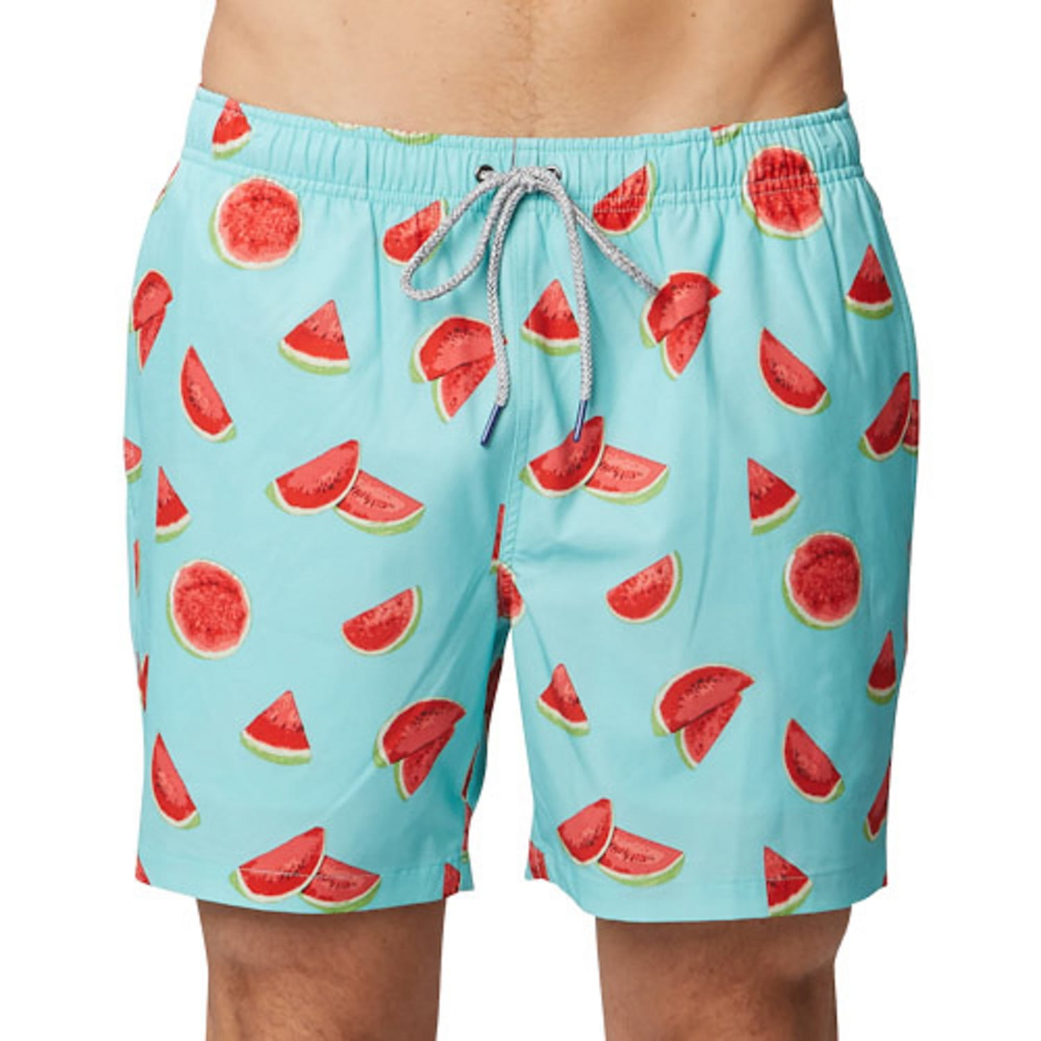 Rainforest Men's Mesh Lined Quick Drying Swim Trunk, One In A Melon ...