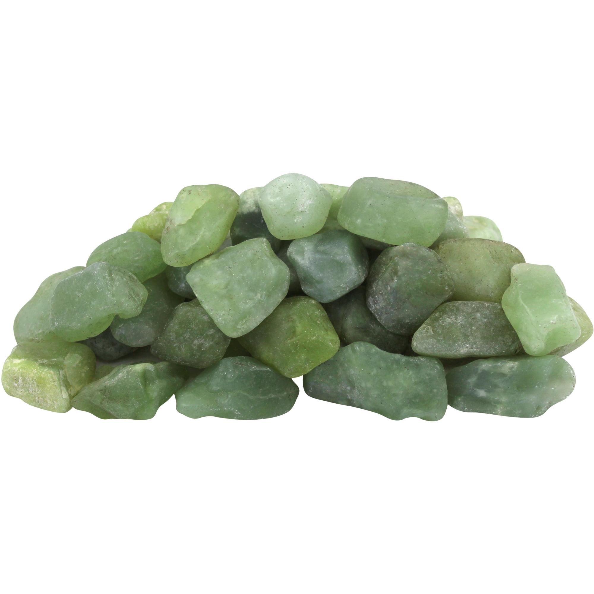 Rainforest, Outdoor Decorative Stone, Jade Pebbles, Green, 1-2", 900lbs ...