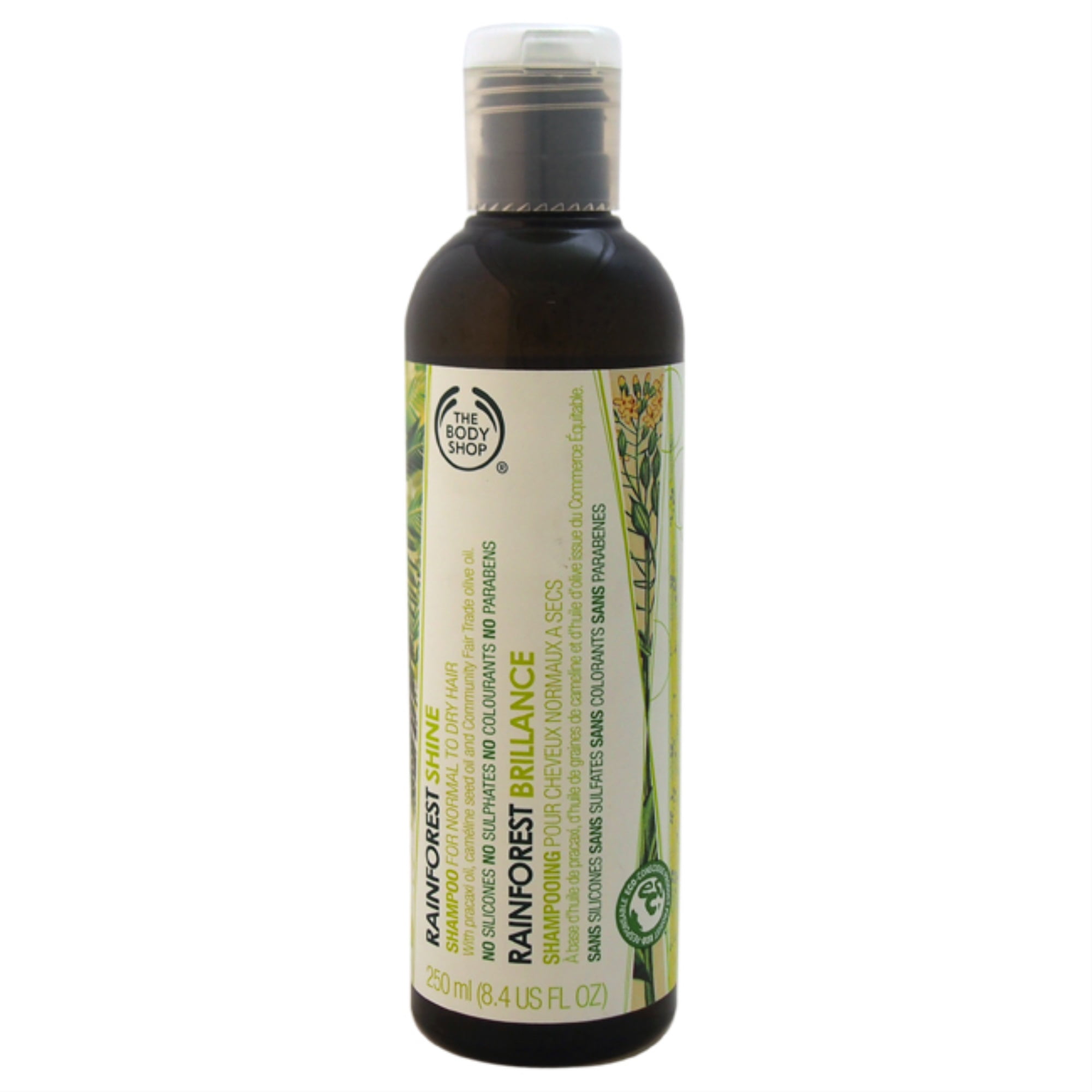 Rainforest Shine Shampoo by The Body Shop for Unisex - 8.4 oz Shampoo ...