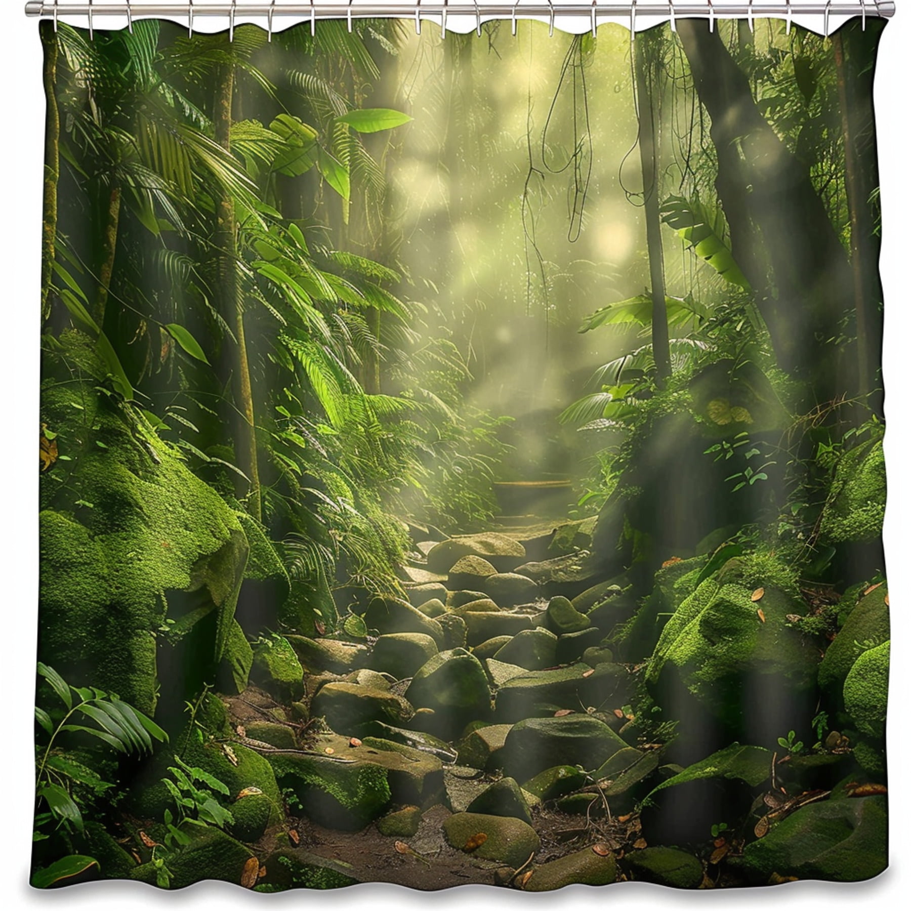 Rainforest Shower Curtain Bring the Serenity of Nature into Your ...