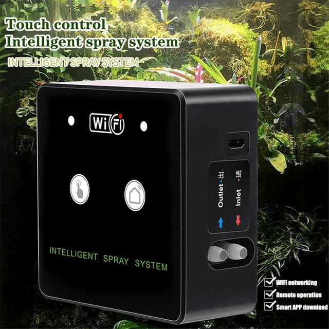 Rainforest Sprayer WiFi Control Automatic Mist Rainforest Timing Sprays ...