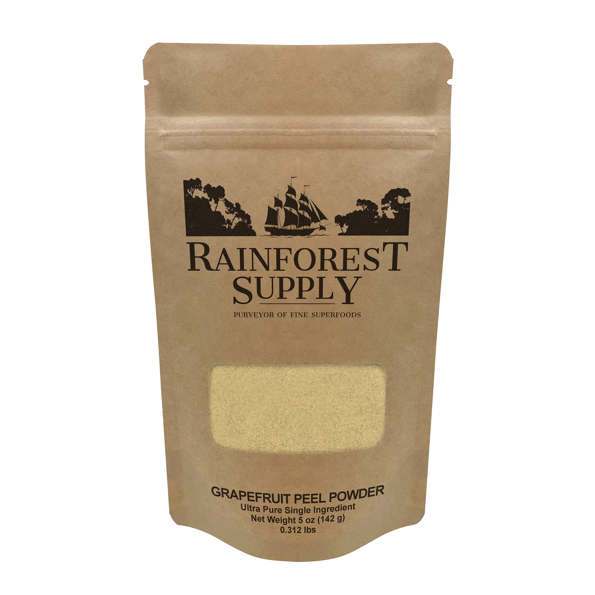 Rainforest Supply Grapefruit Peel Powder — Ultra Pure Single Ingredient ...