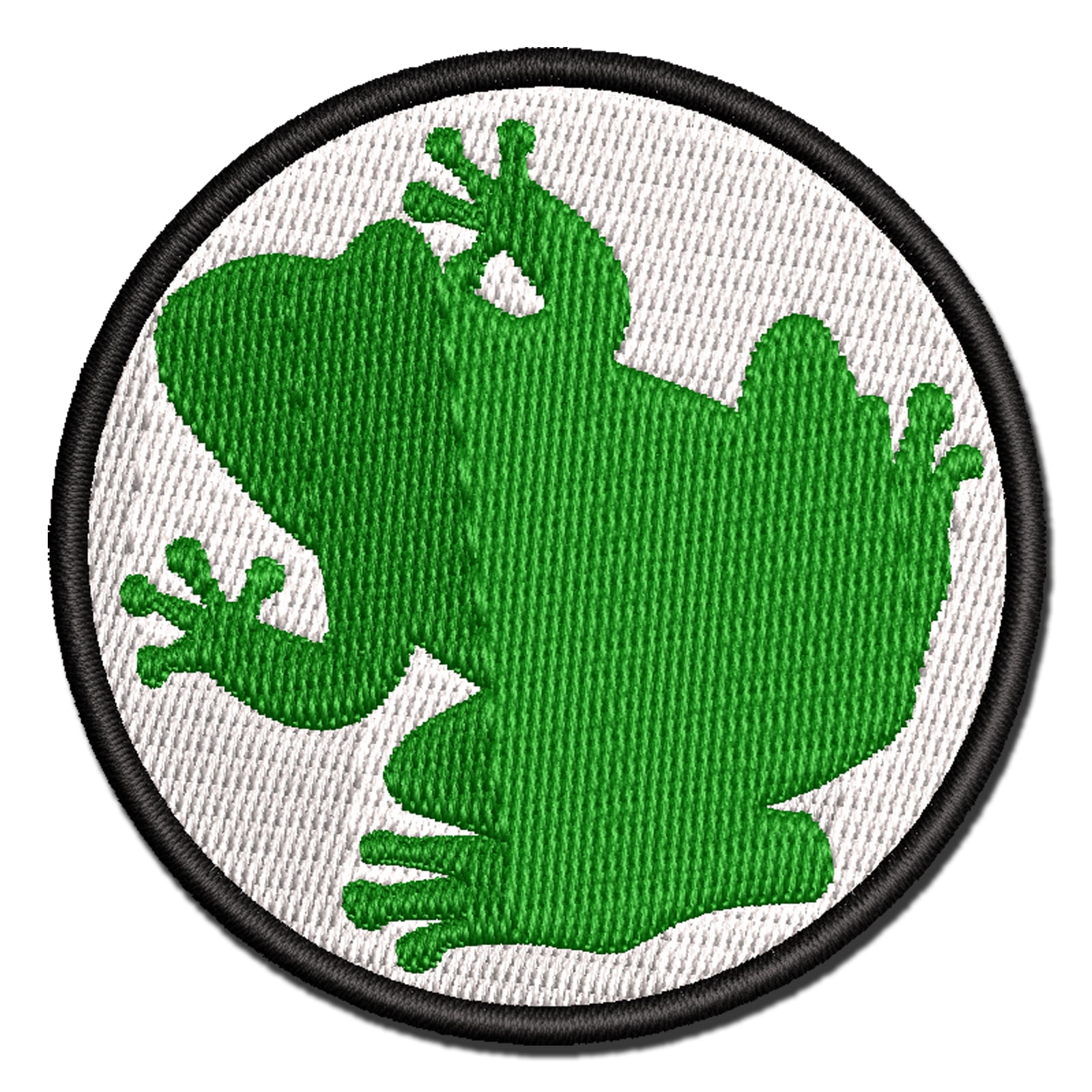 Rainforest Tree Frog Solid Applique Multi-Color Embroidered Hook & Loop ...