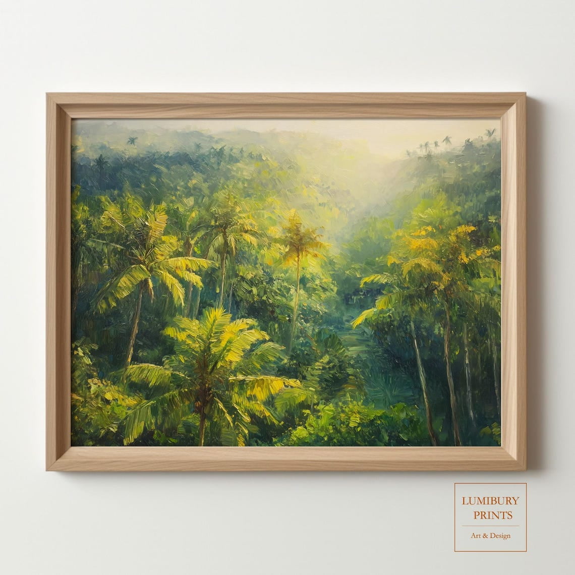 Rainforest Wall Dã©Cor, Jungle Wall Art, Tropical Wall Art Dã©Cor, Vintage Nature Art, Botanical ...
