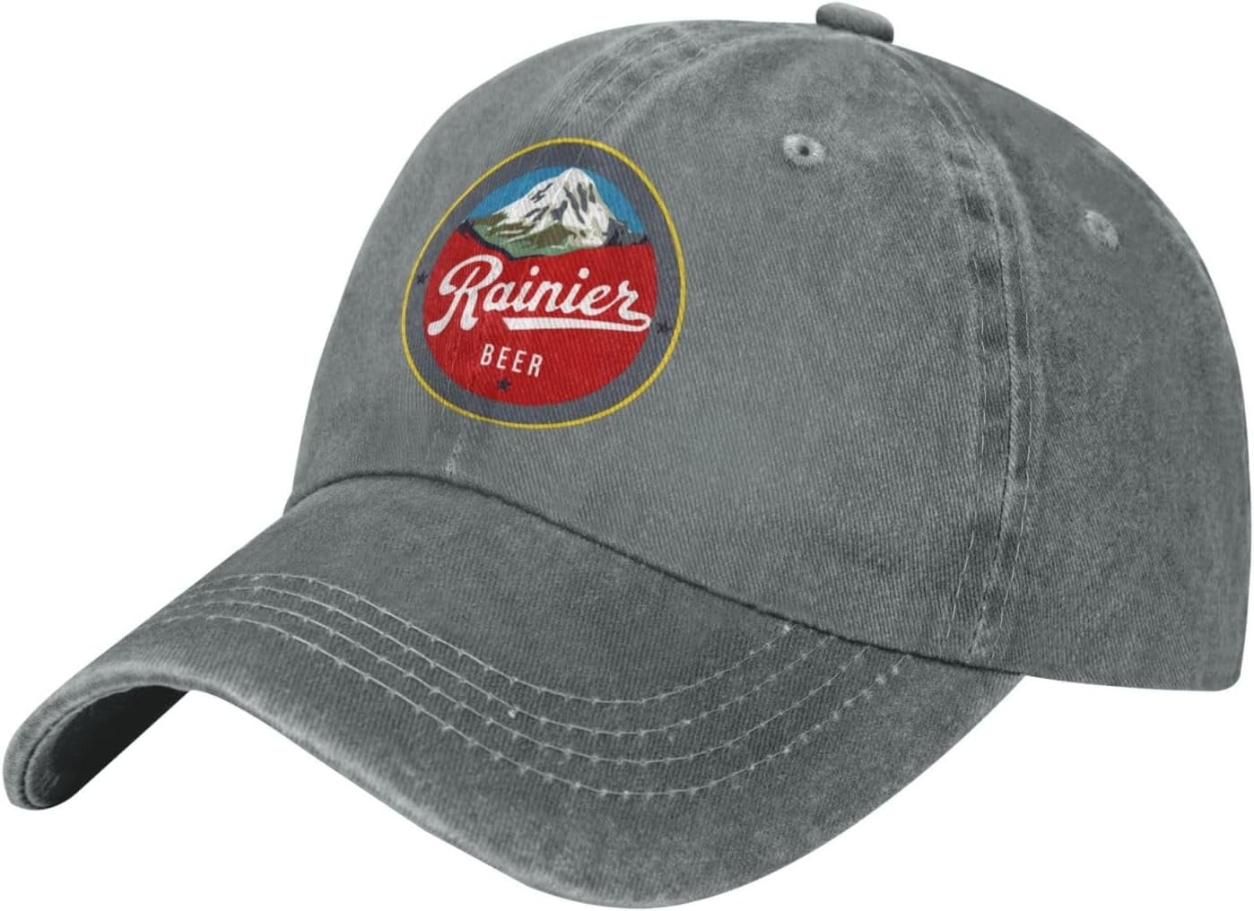 Rainier Beer Bucket Baseball Cap Adjustable Men Hip Hop Hat Girl ...