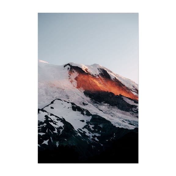 Snow Mountain Sunset