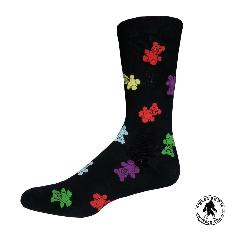 Raining Gummy Bears One Size Fits Most Crew Socks - Walmart.com