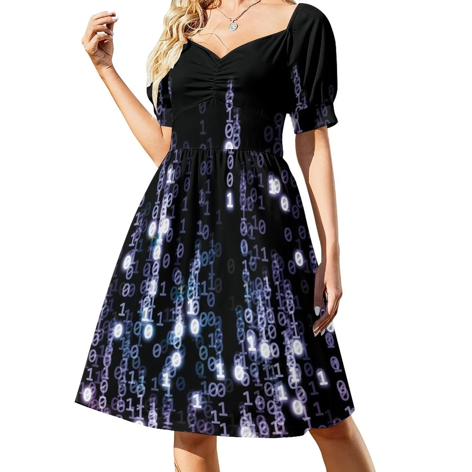 Raining Matrix of Violet and Lavender Sleeveless Dress luxury dresses ...