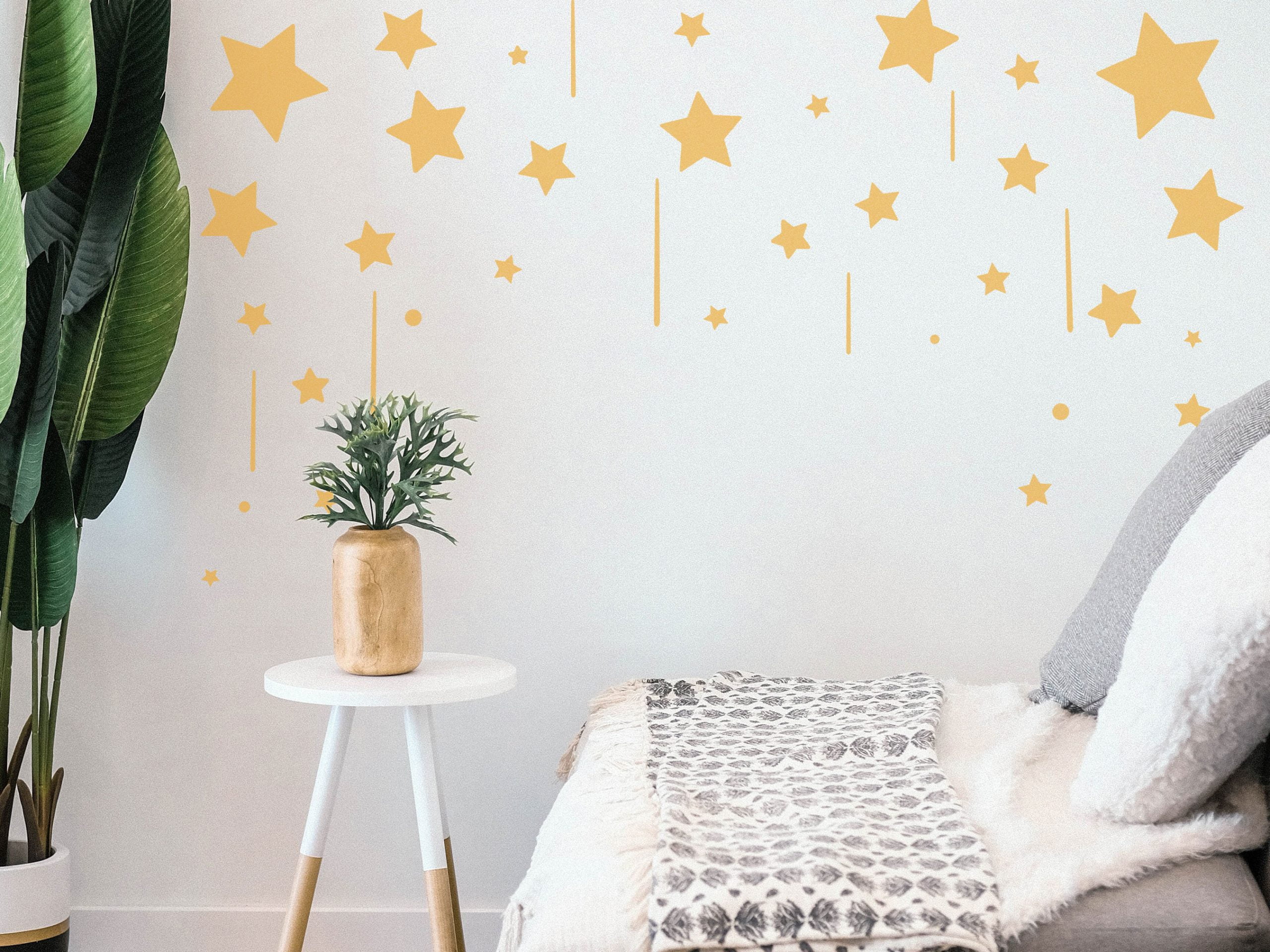 Raining Stars Stencil - Art and Wall Stencil (30"x48") - Walmart.com
