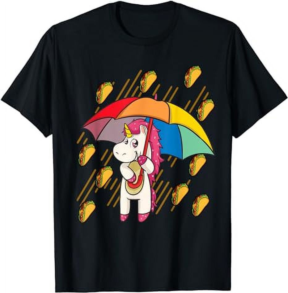 Raining Tacos Unicorn Lover Umbrella Cinco de Mayo T-Shirt - Walmart.com