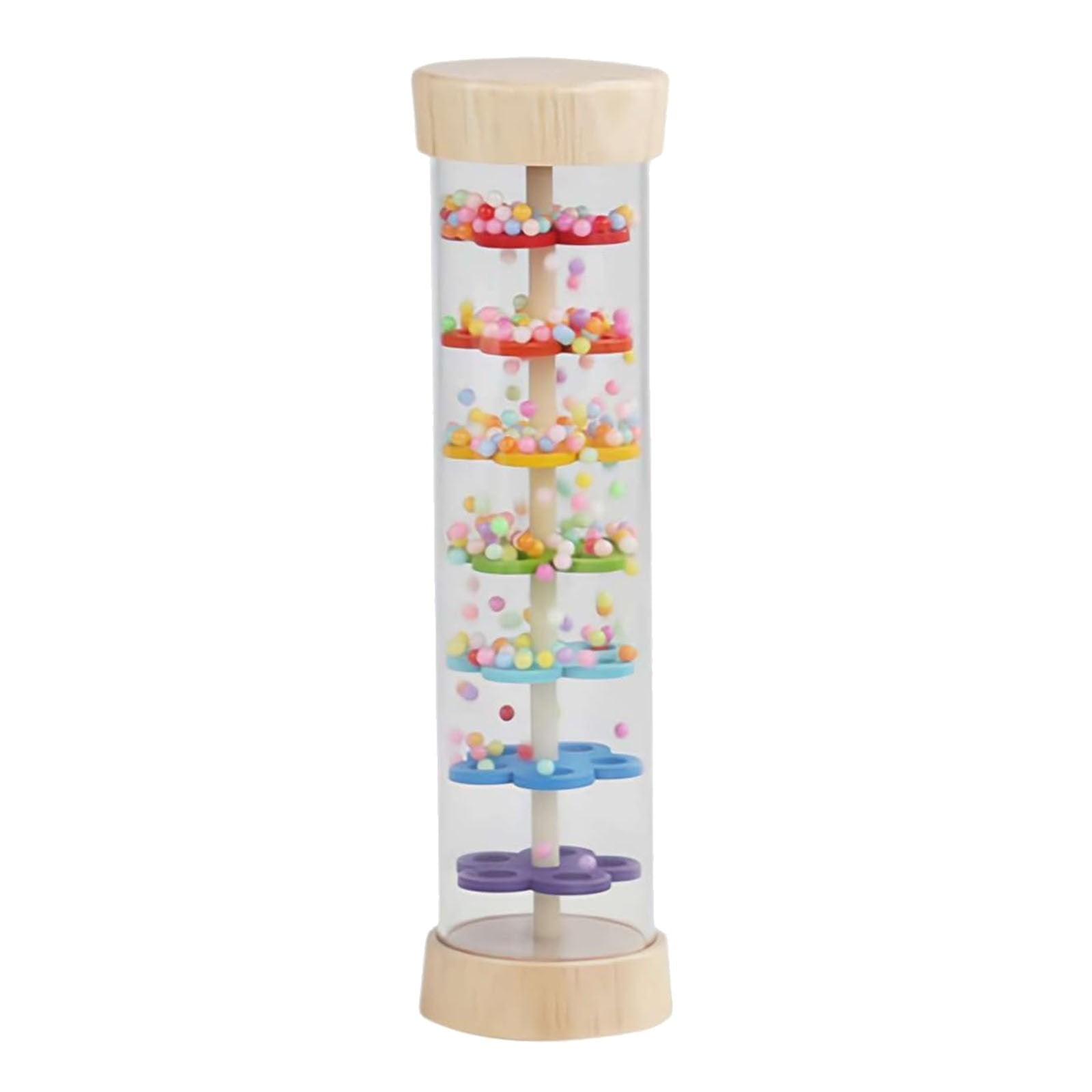 Rainmaker Stick - Wooden Rain Stick Montessori Toys for Babies 6-12 ...